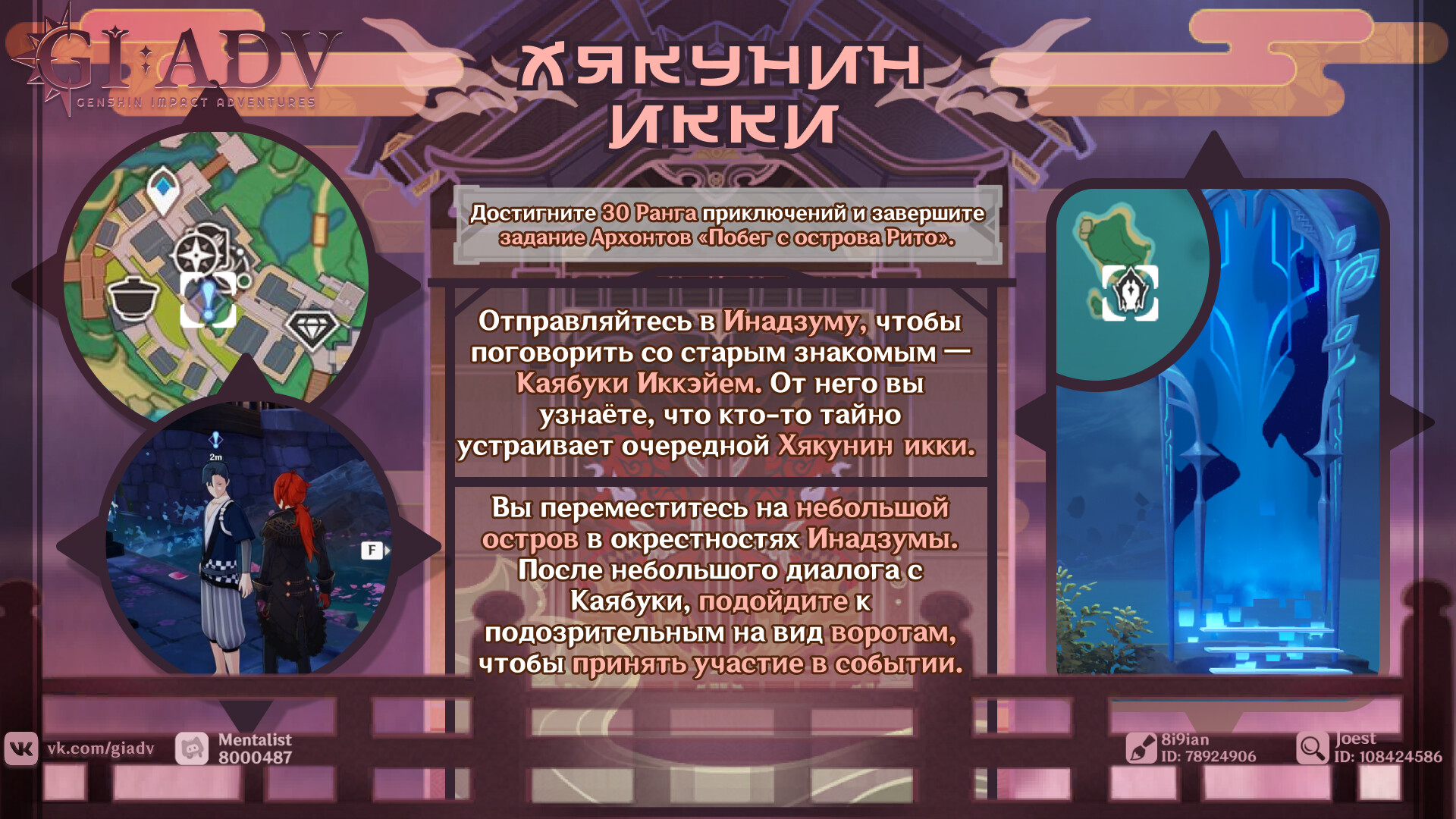 ArtStation - Graphic Design of the guide for Genshin Impact Event ...