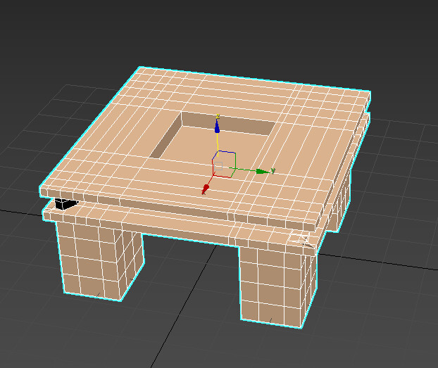 ArtStation - table 3d