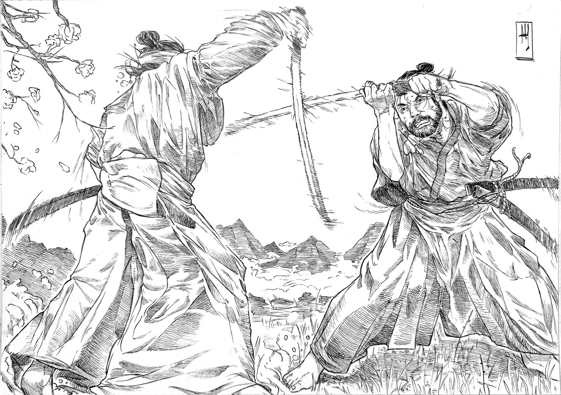 ArtStation - Sword Duel