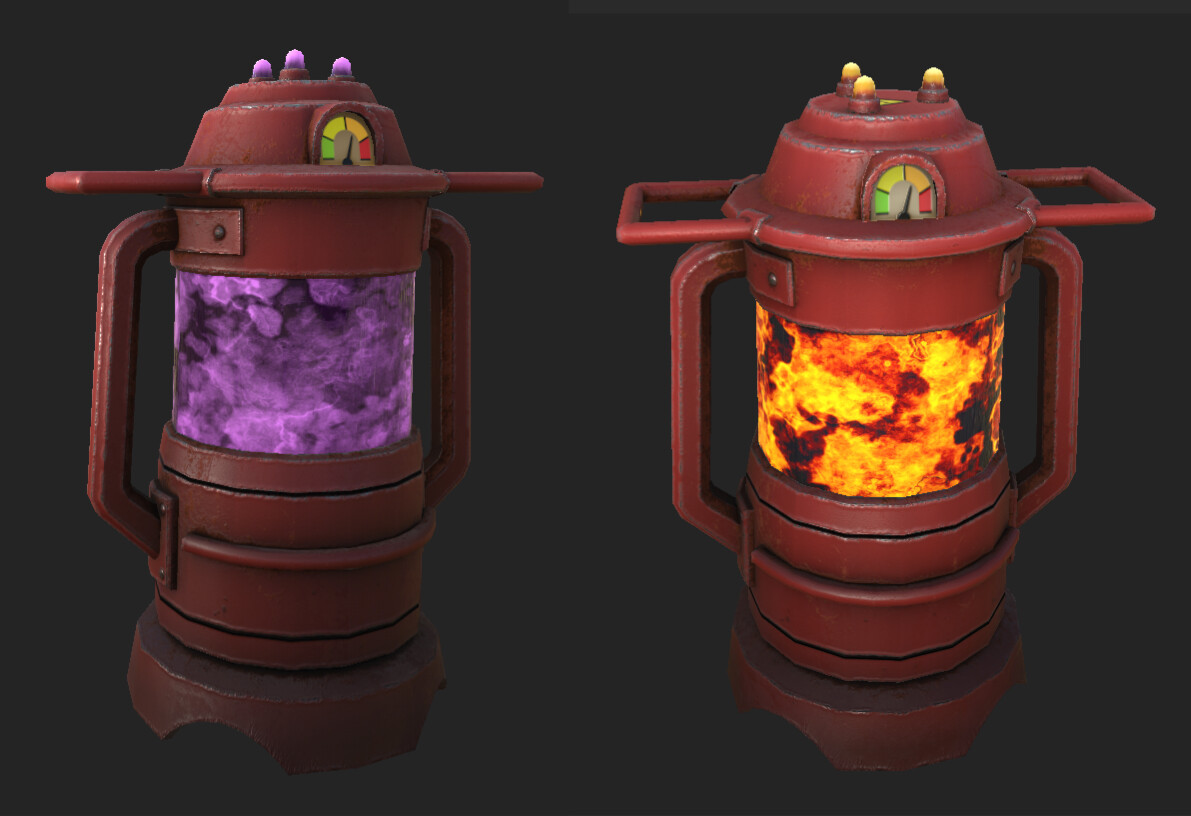 ArtStation - Flame barrel