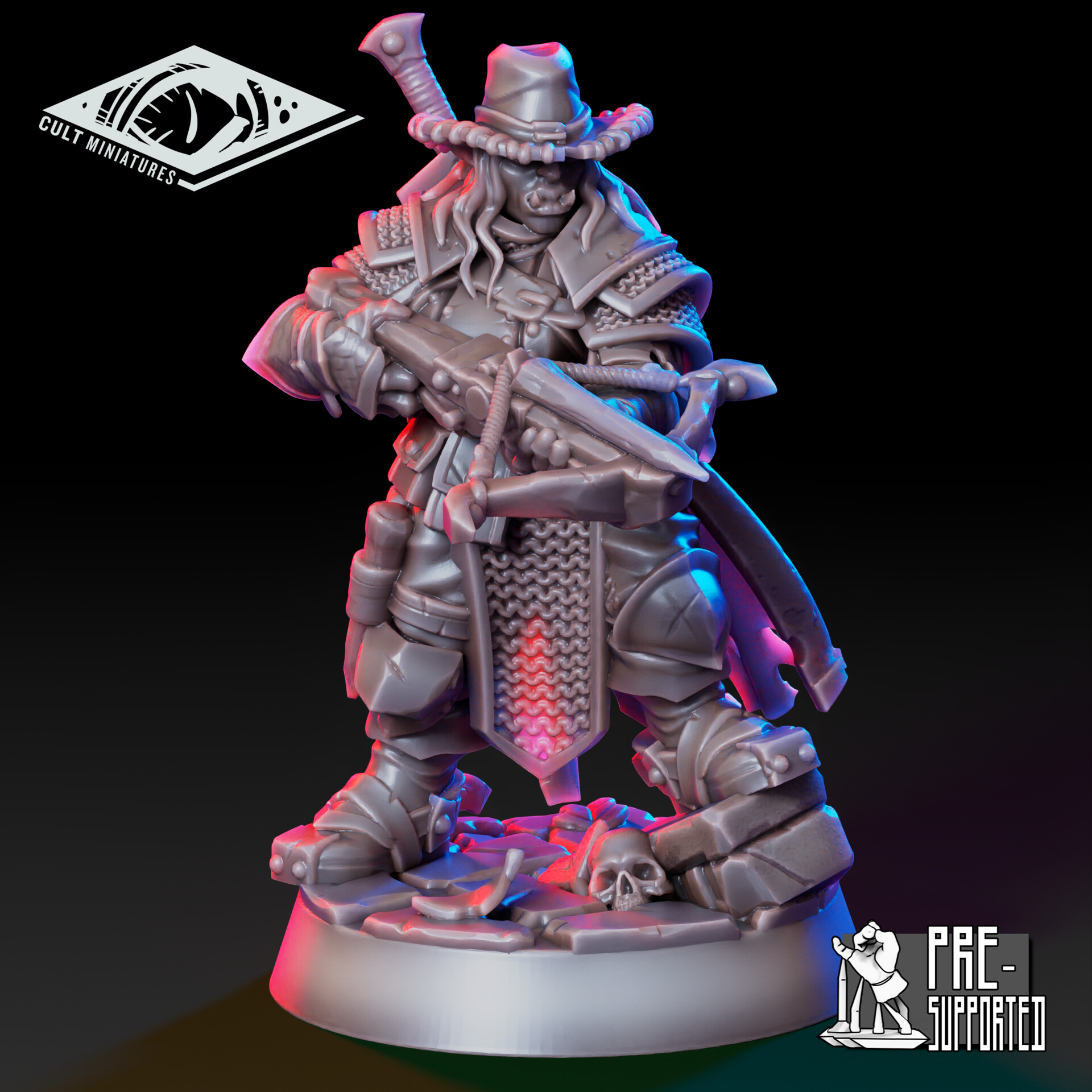 ArtStation - Half-Orc Vampire Hunter
