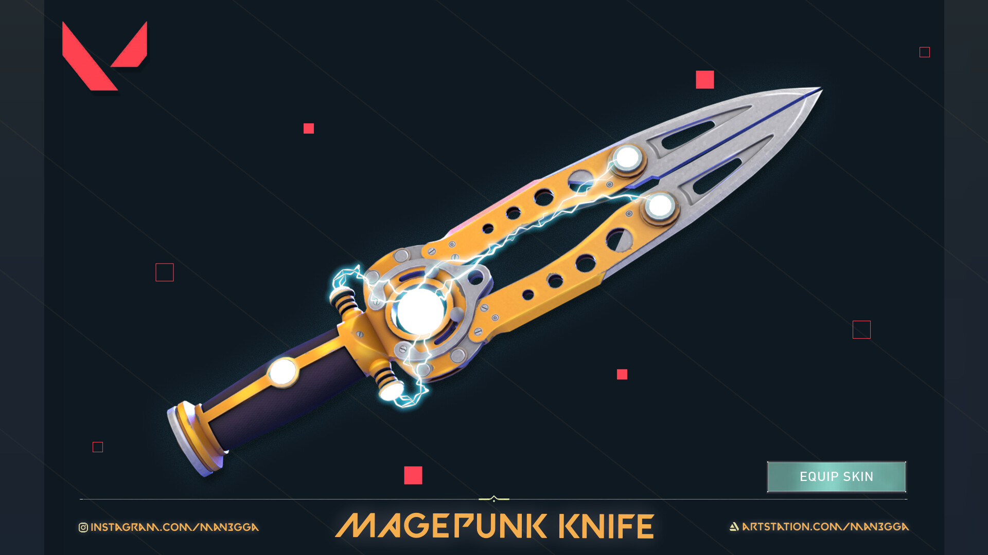 ArtStation - MagePunk Knife (Valorant FanArt)