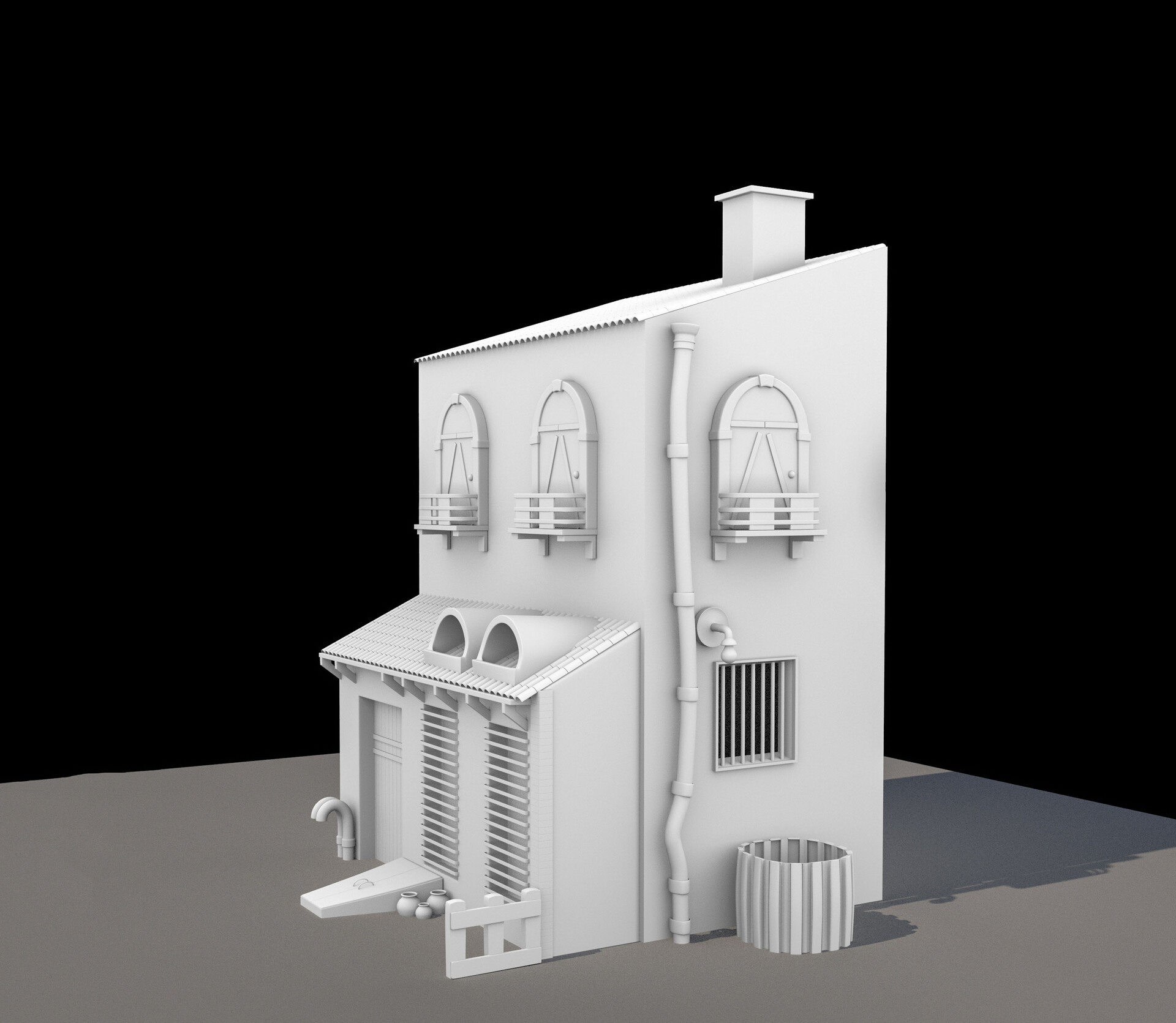 ArtStation - cartoon house