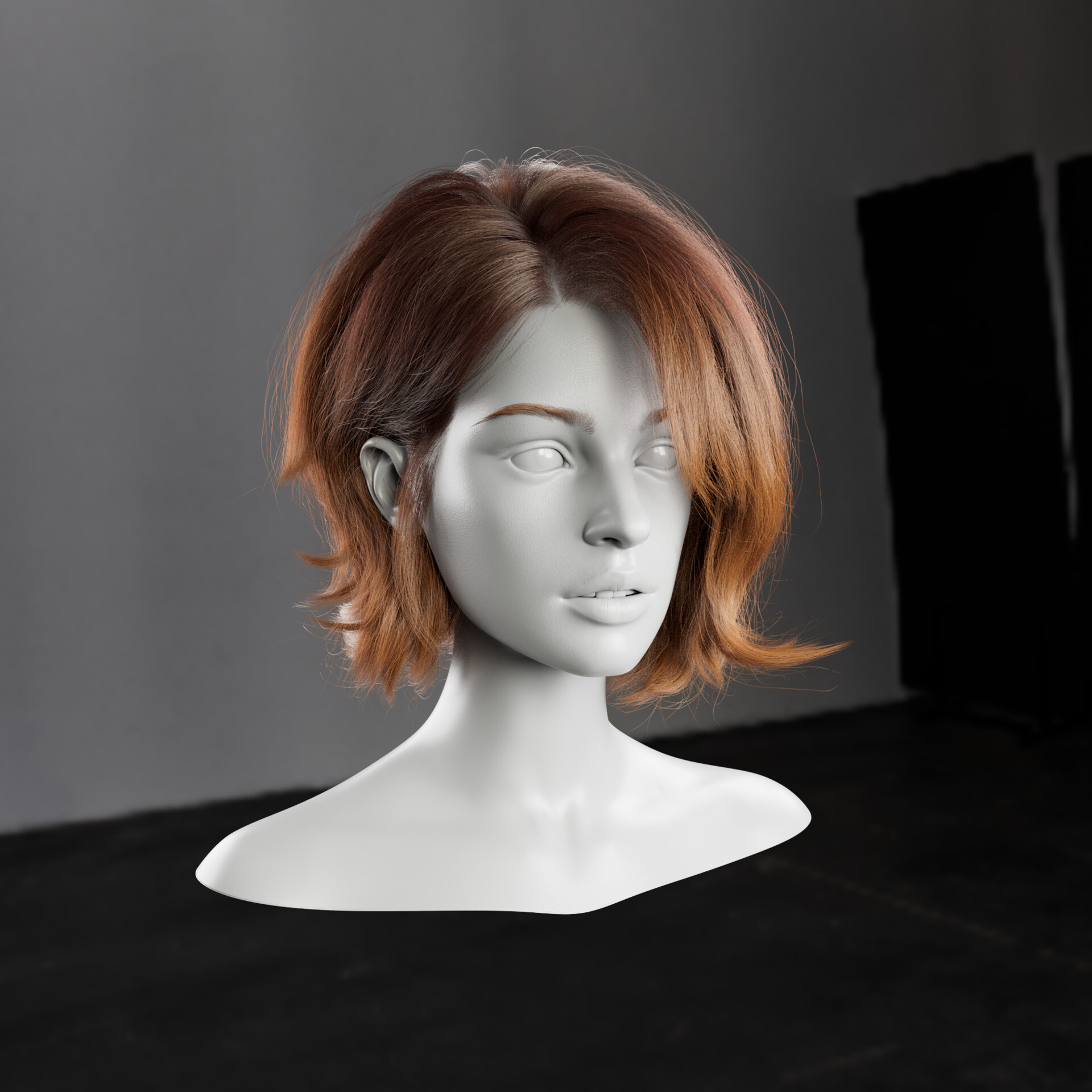 ArtStation - hair practice work