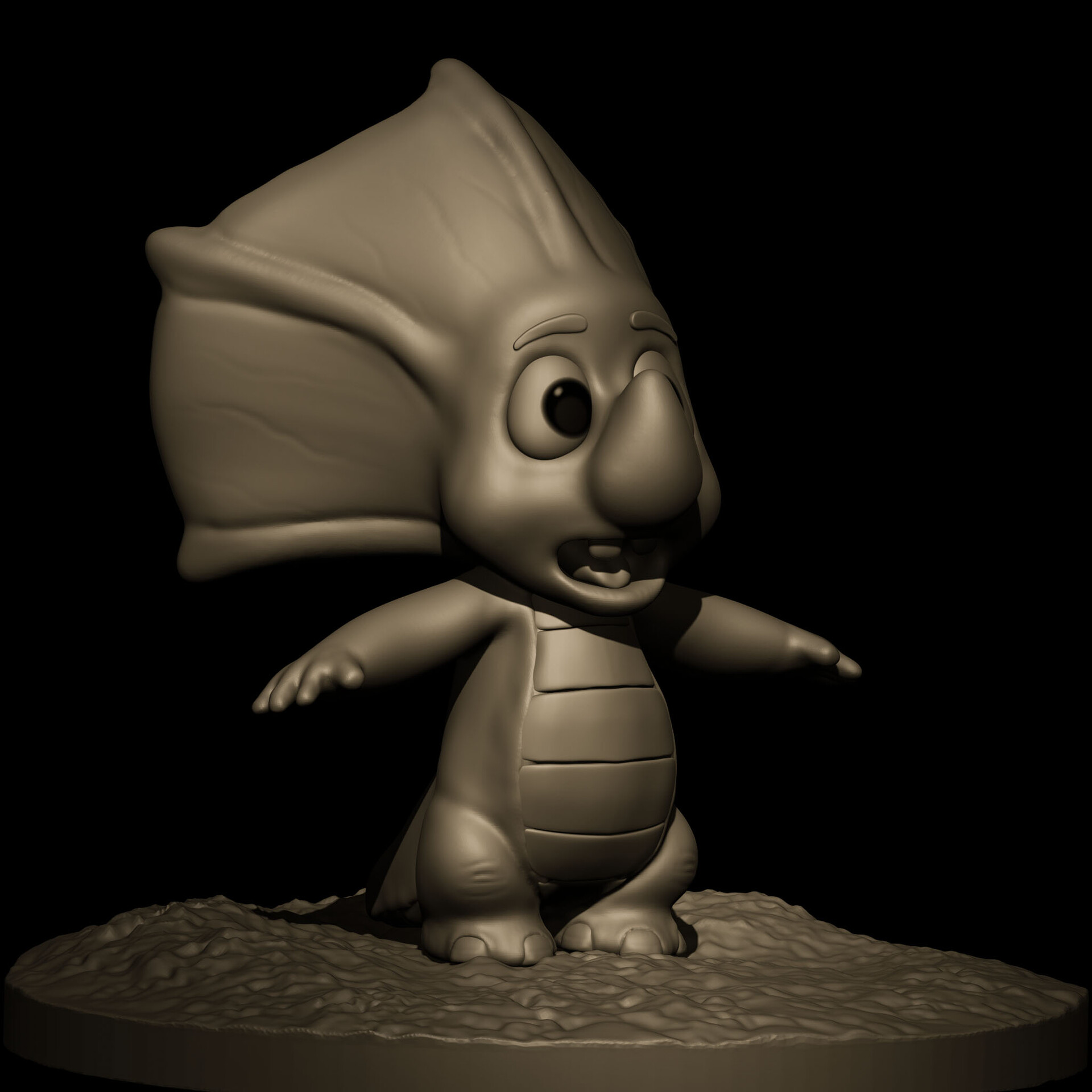 ArtStation - Cartoon Dinosaur