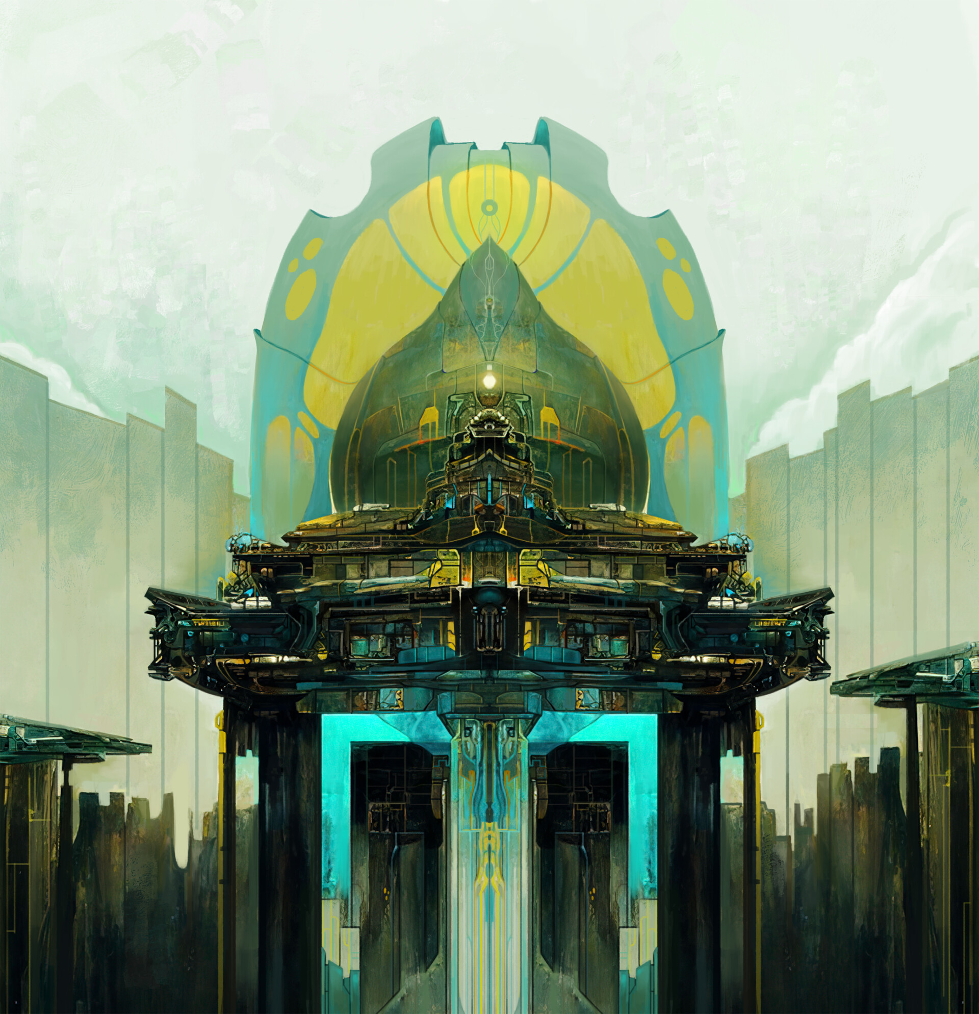 ArtStation - Temple entrance