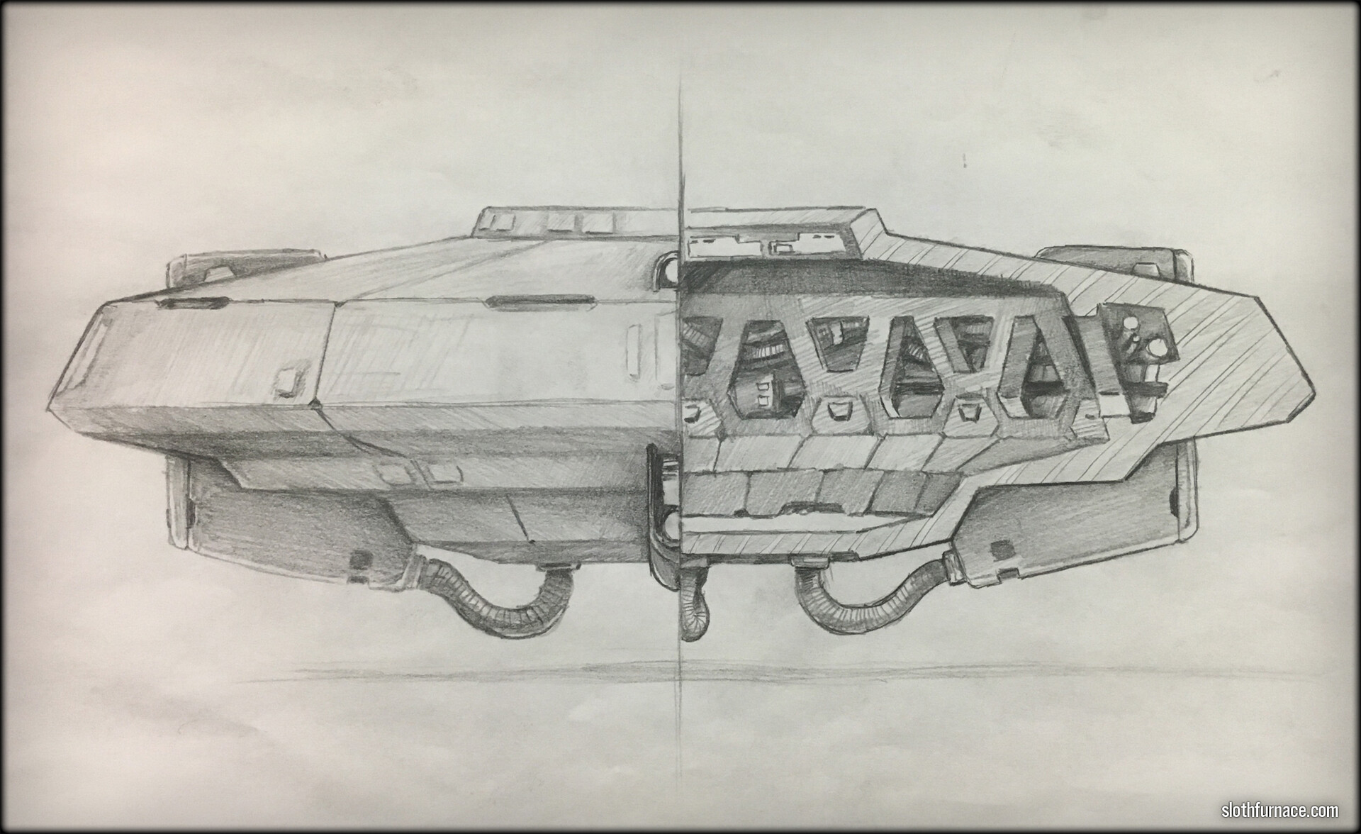 Bradley Lewis - slothfurnace | Hoth Hovertank Concept