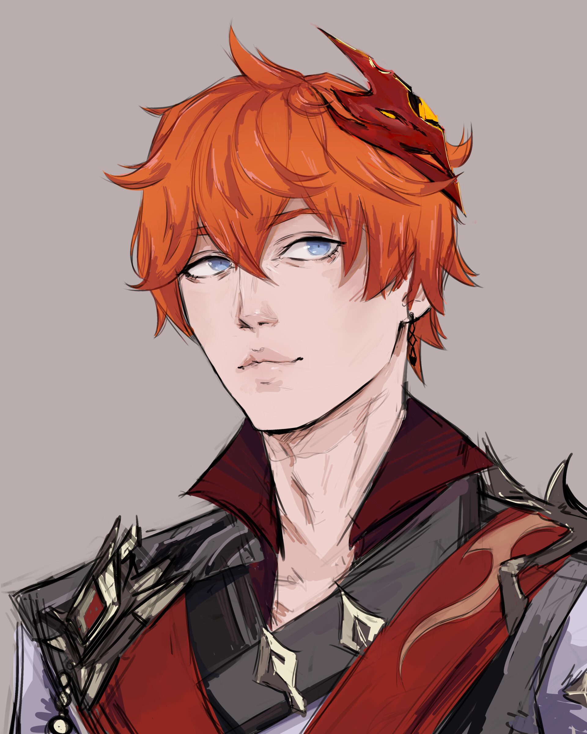 ArtStation - Tartaglia "Childe" Fanart (Genshin Impact)