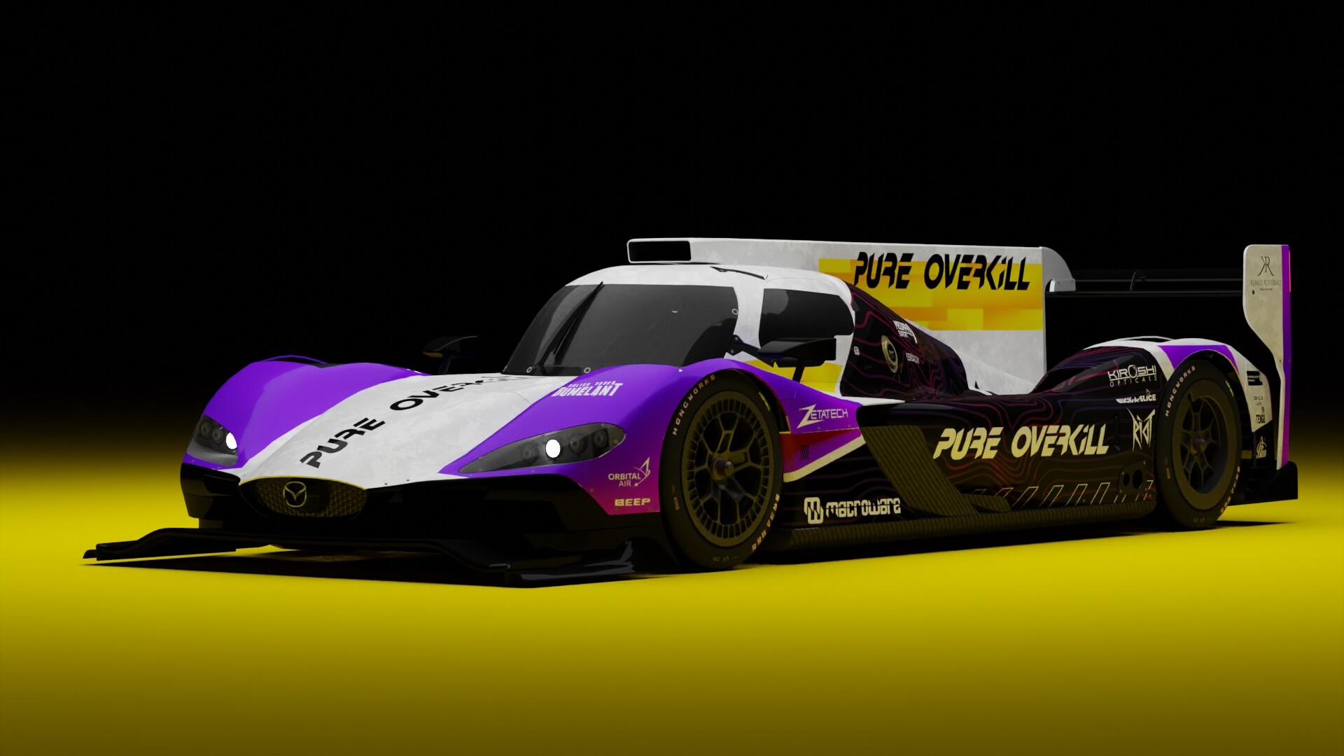 ArtStation - Mazda RT24 DPi Cyberpunk 2077 Pure Overkill livery