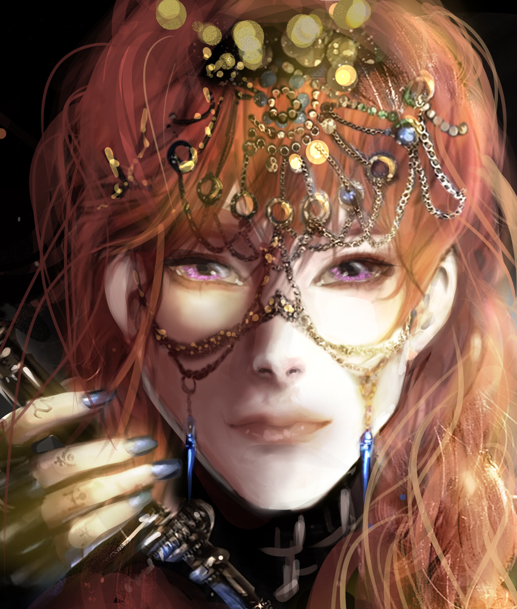ArtStation - Face With Jewels