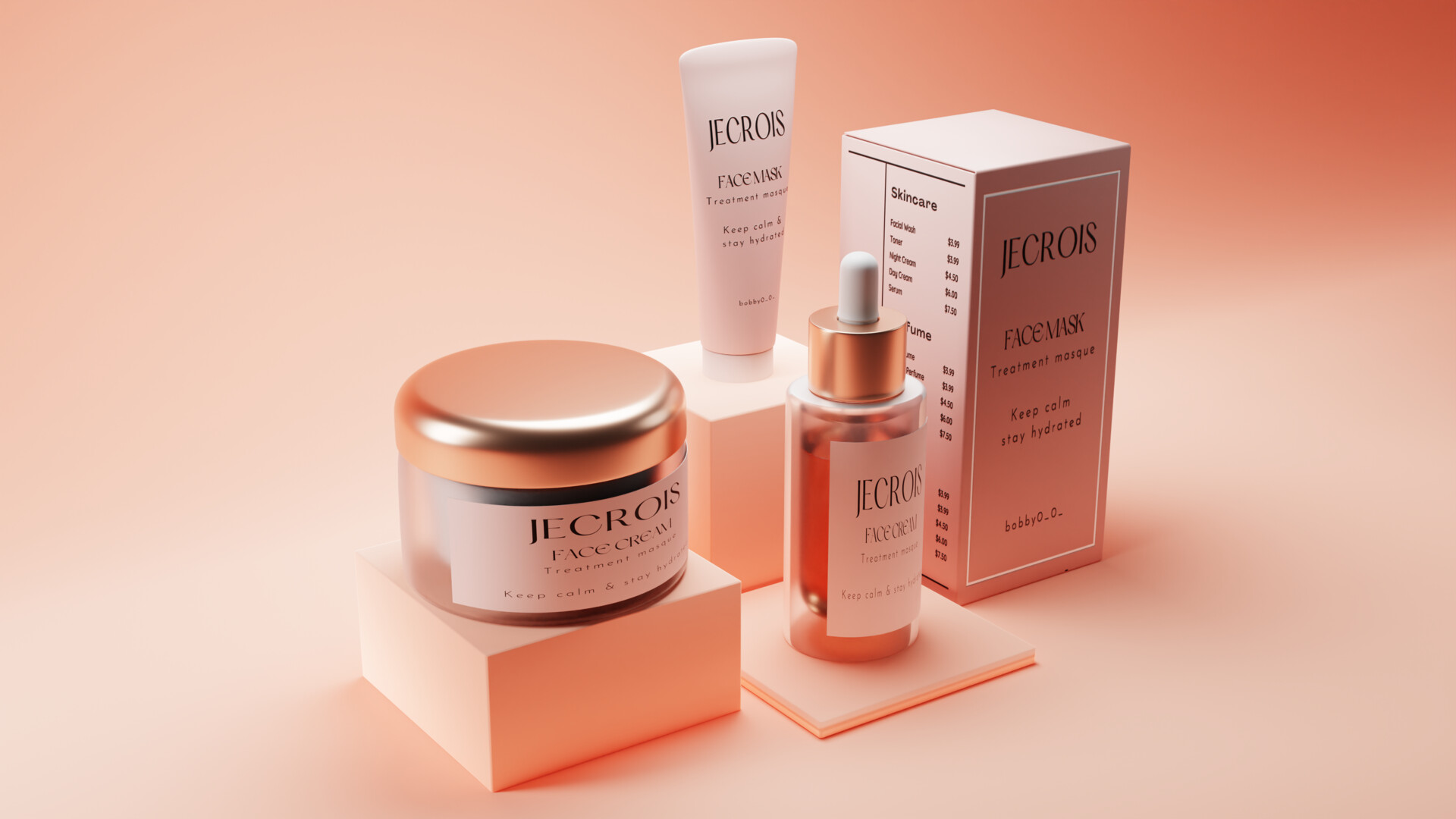 ArtStation - cosmetics mockup