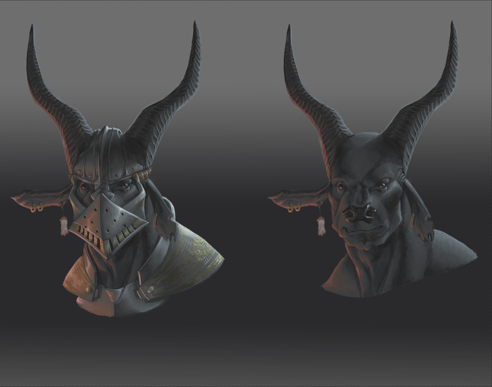 ArtStation - Armored Minotaur