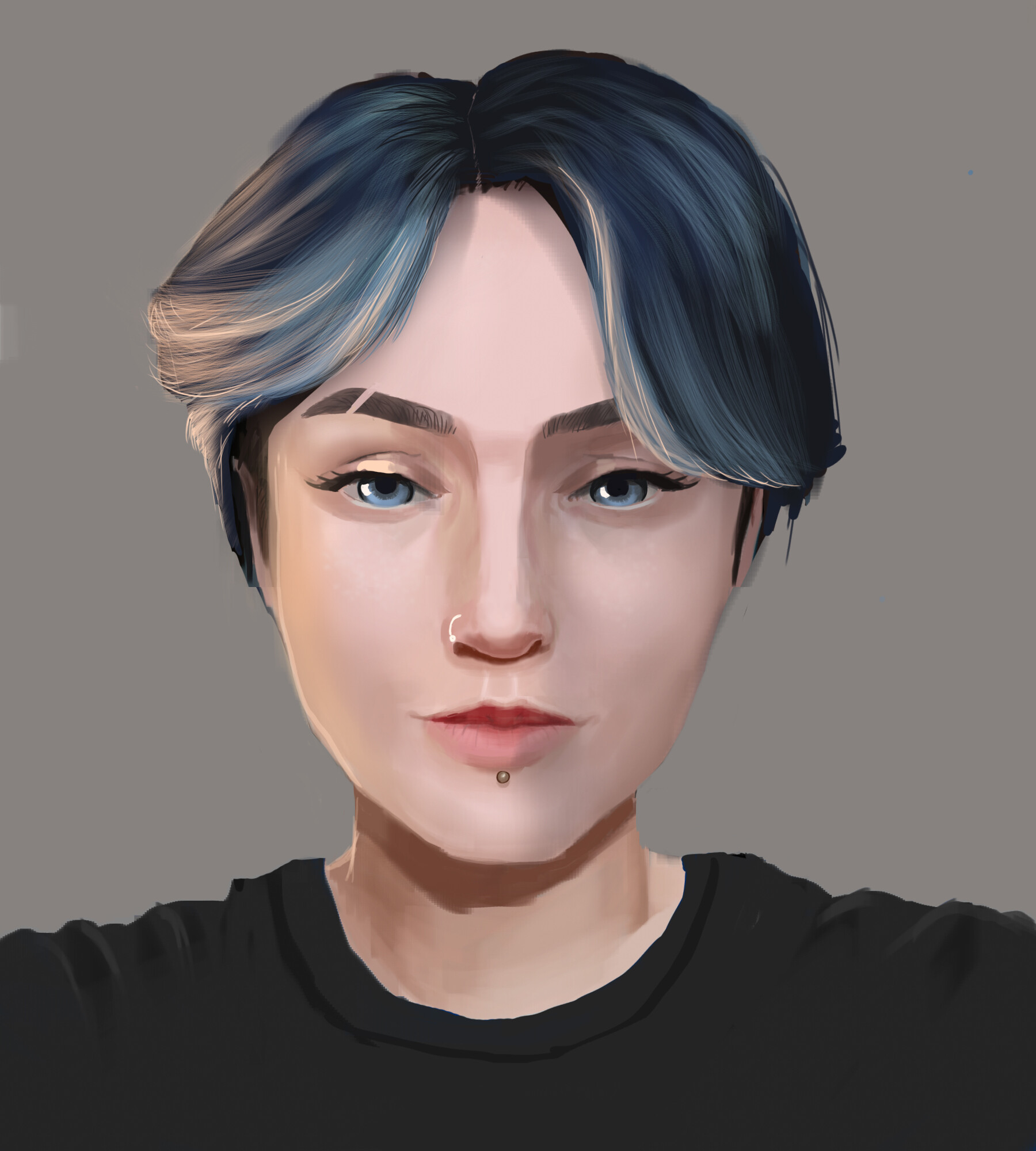 ArtStation - Stylised self portrait
