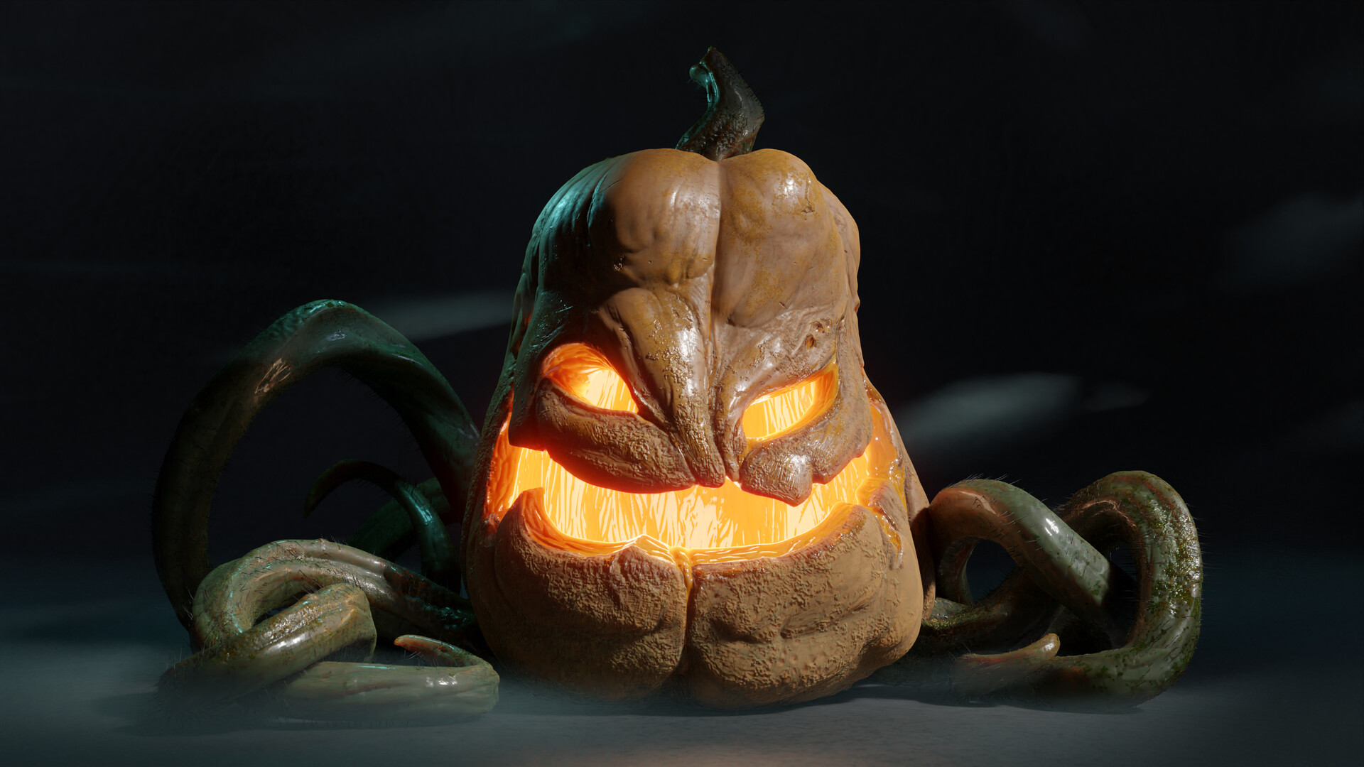 ArtStation - Sinister pumpkin