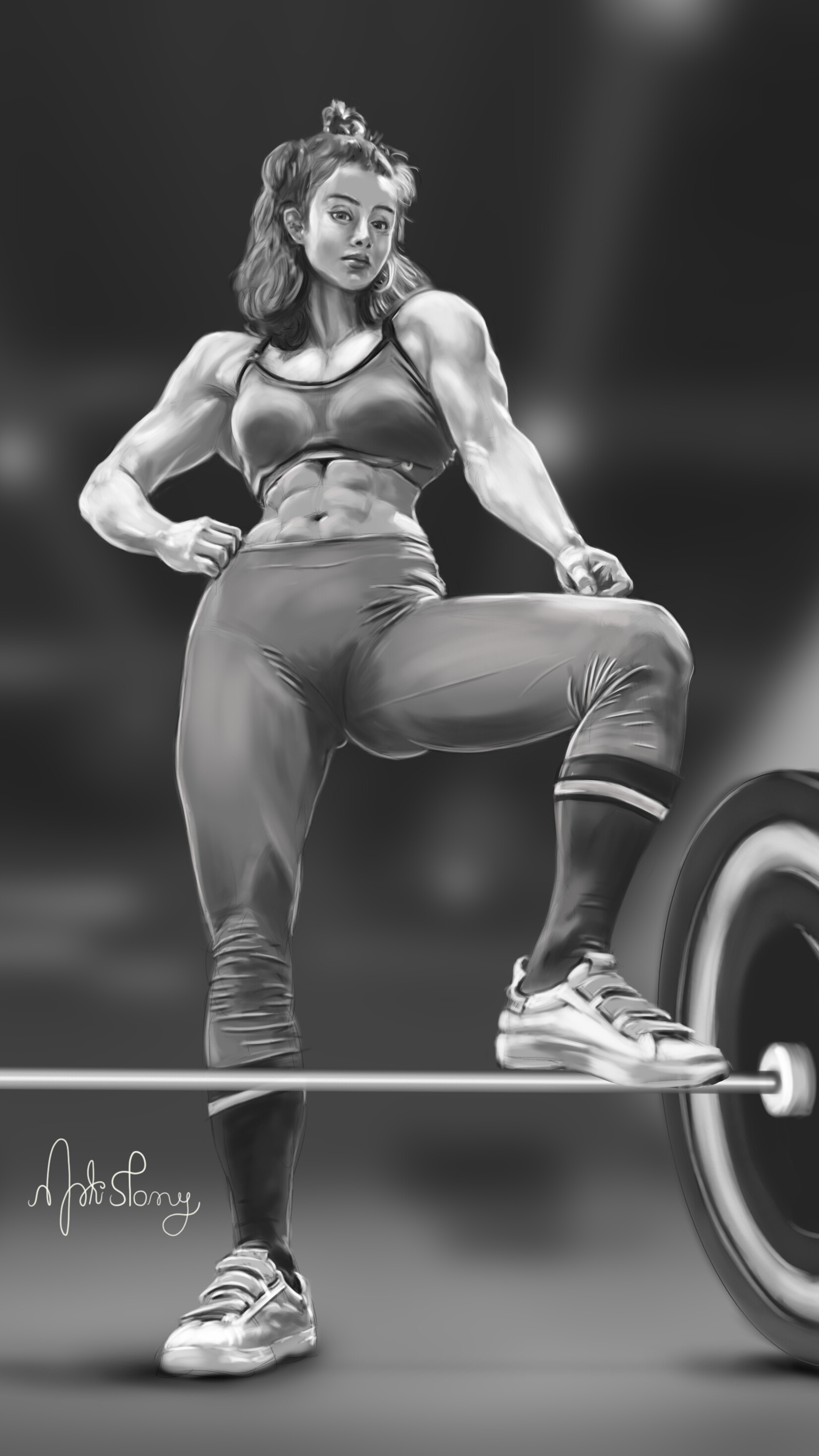 ArtStation - October practice - Bodybuilder