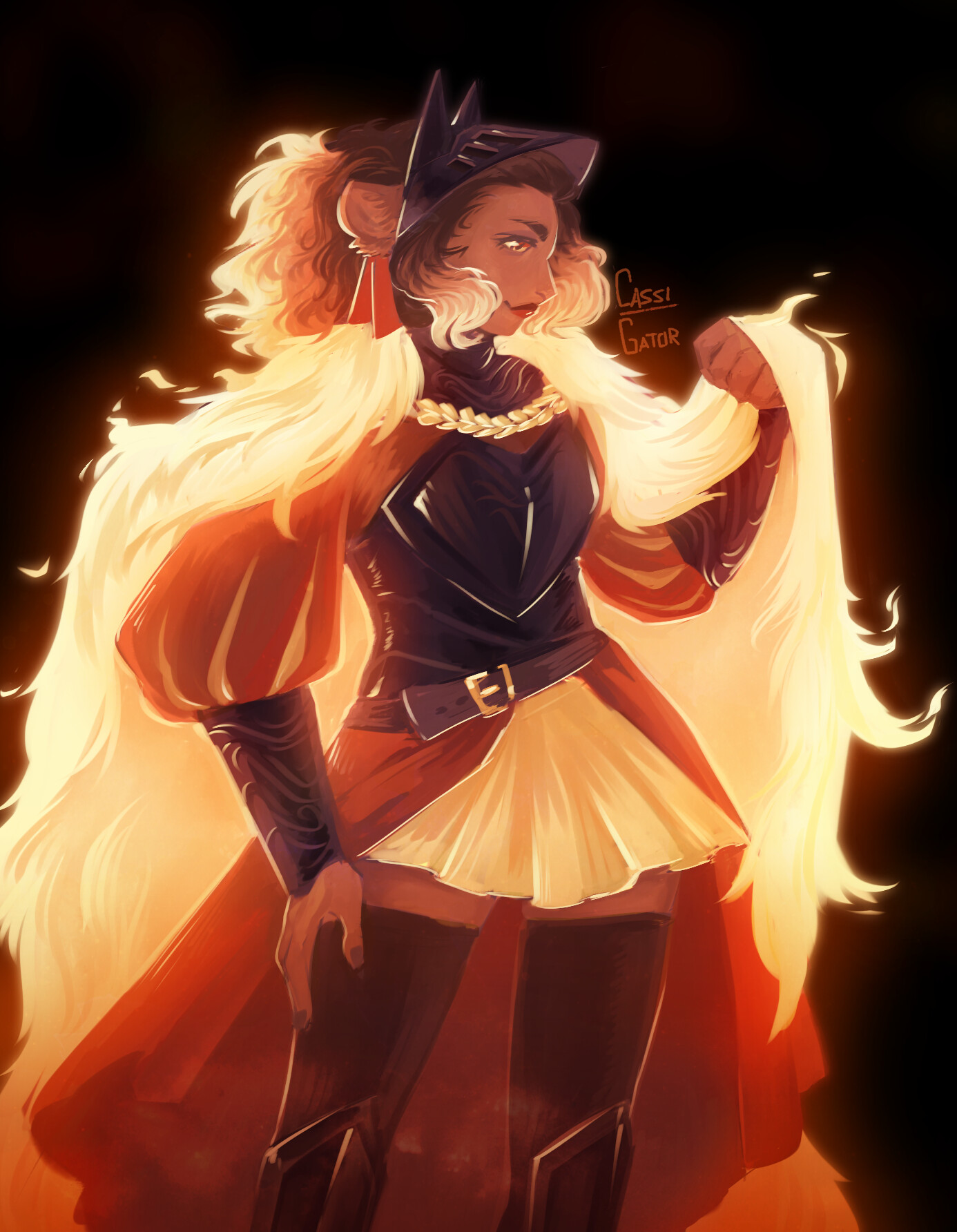 ArtStation - Cloak of Flame - Knight's Cloak