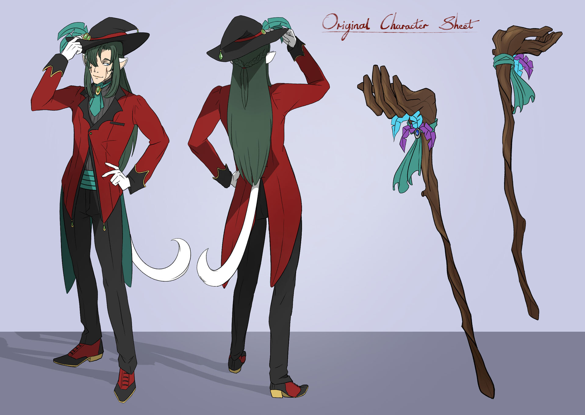 ArtStation - Original Character Sheet- Shape-Shifting Wizard