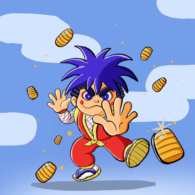 ArtStation - Goemon from Ganbare Goemon