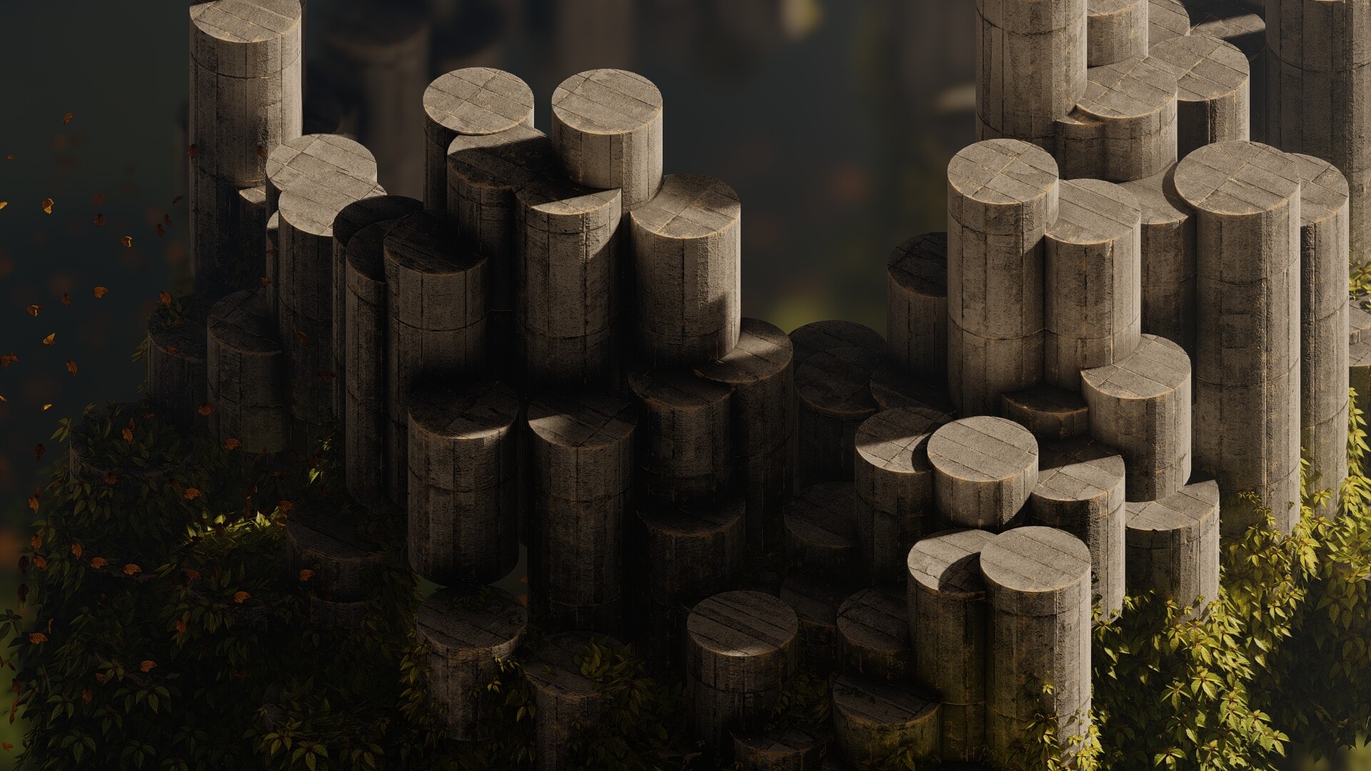 ArtStation - Concrete material Render Study