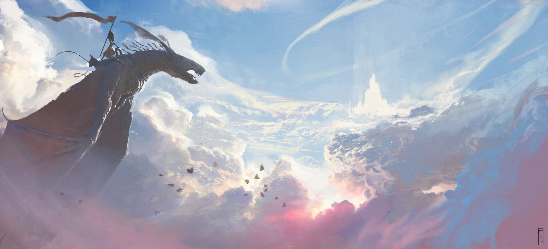 ArtStation - light and dragon