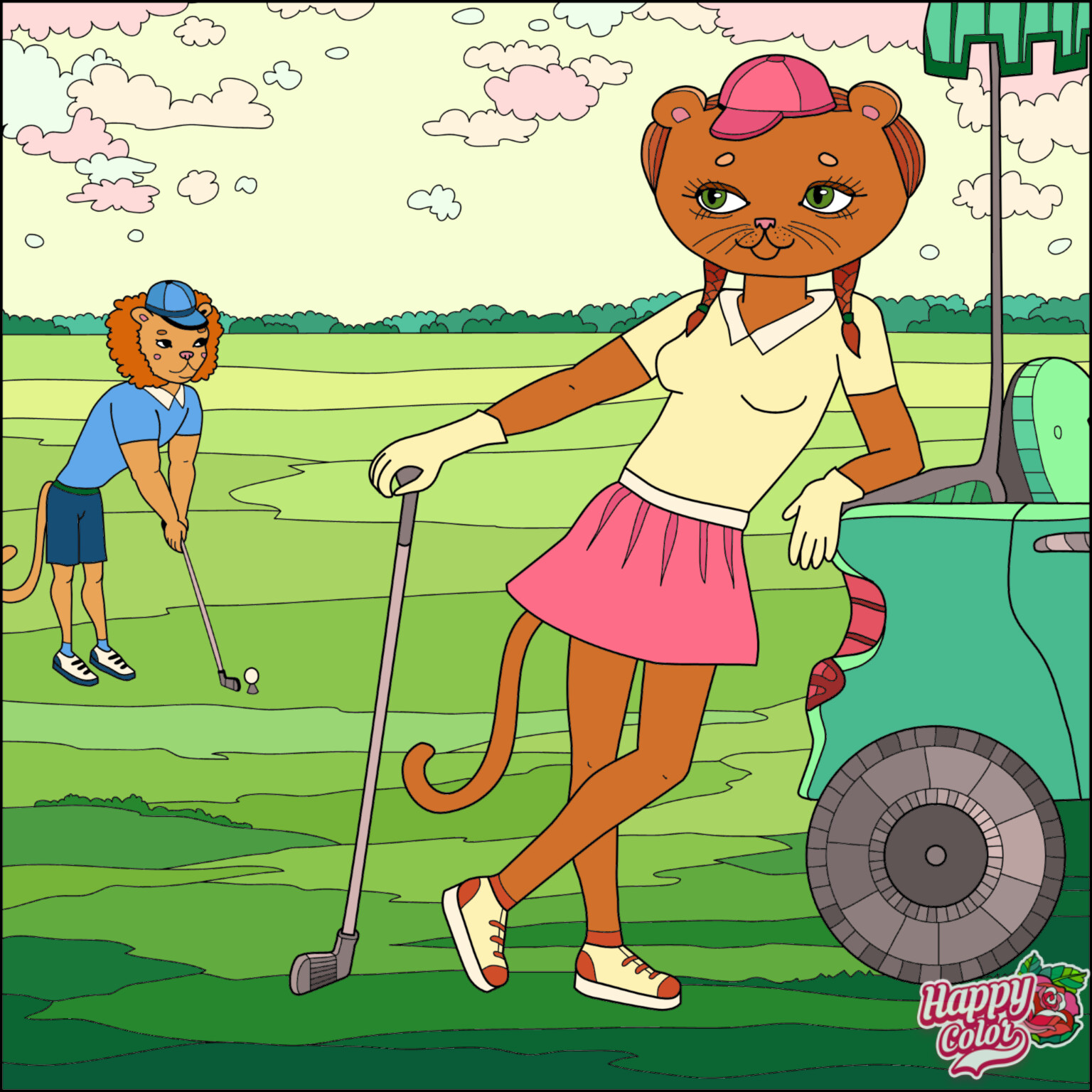 ArtStation - Cat Golf ⛳