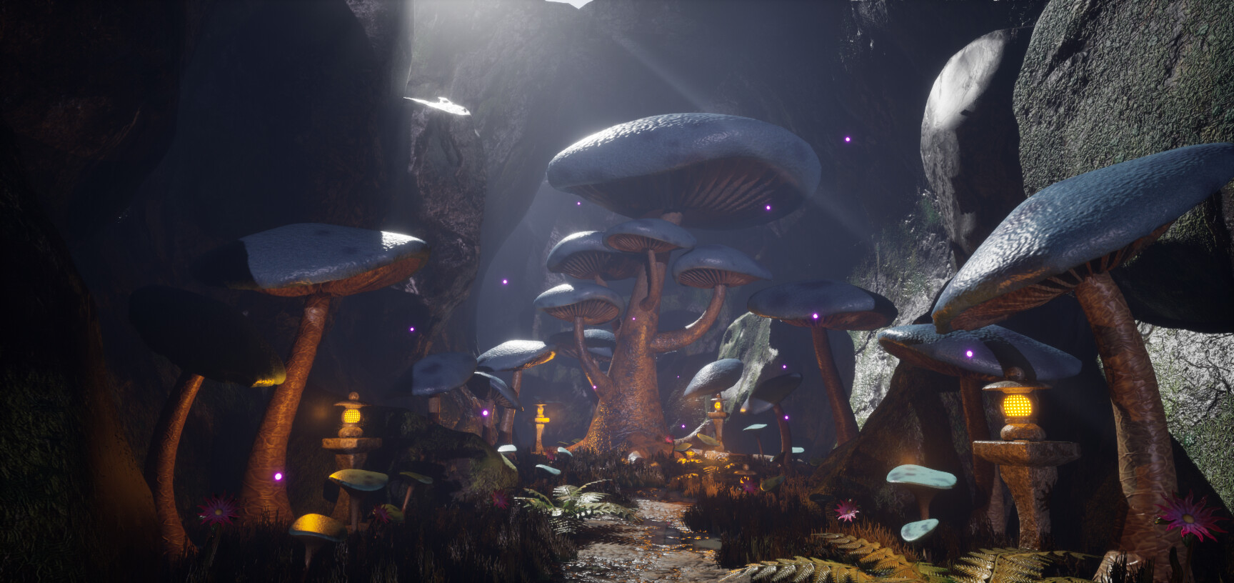 ArtStation - Giant Mushroom Cavern