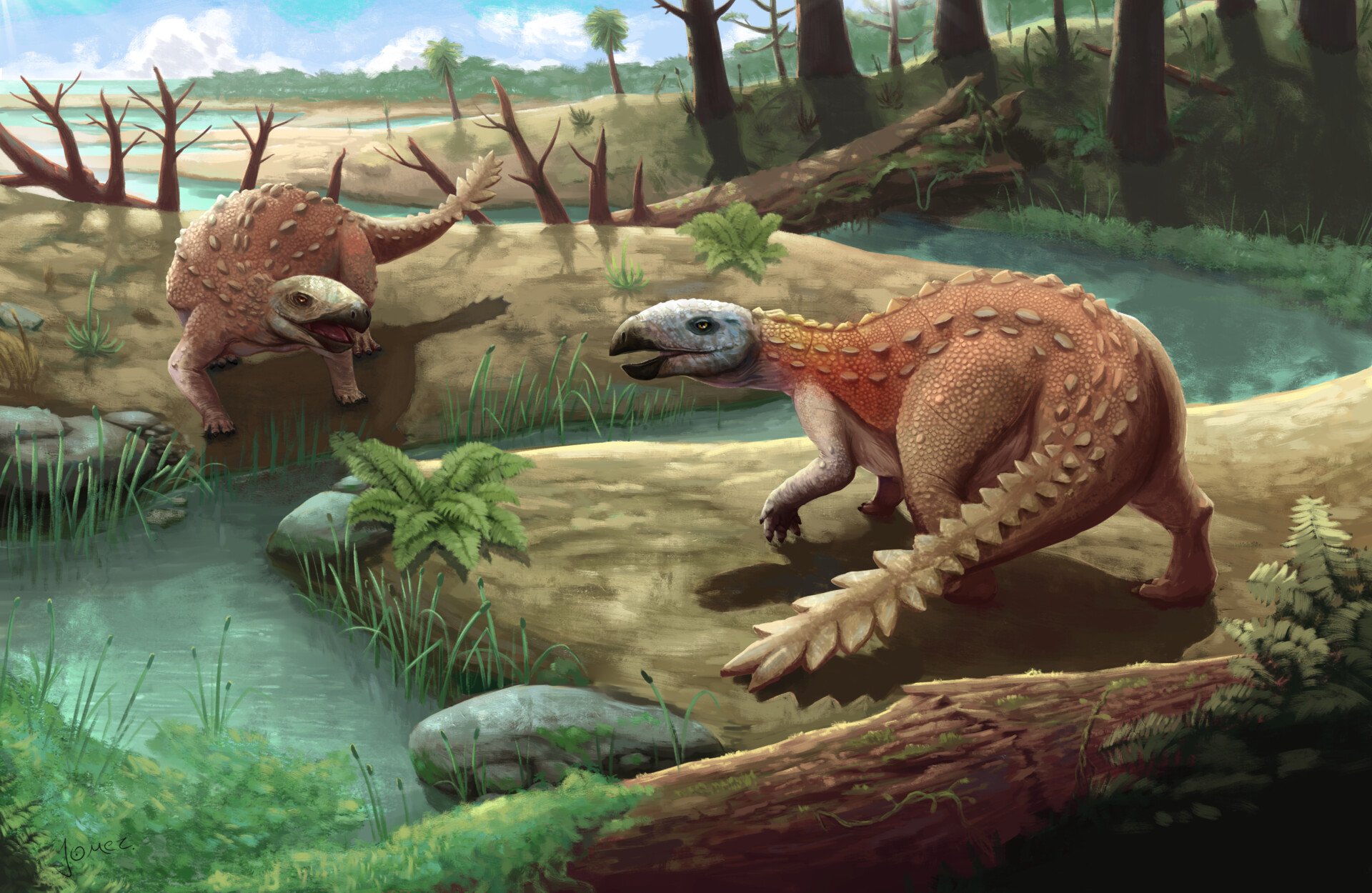 ArtStation - Stegouros Encounter