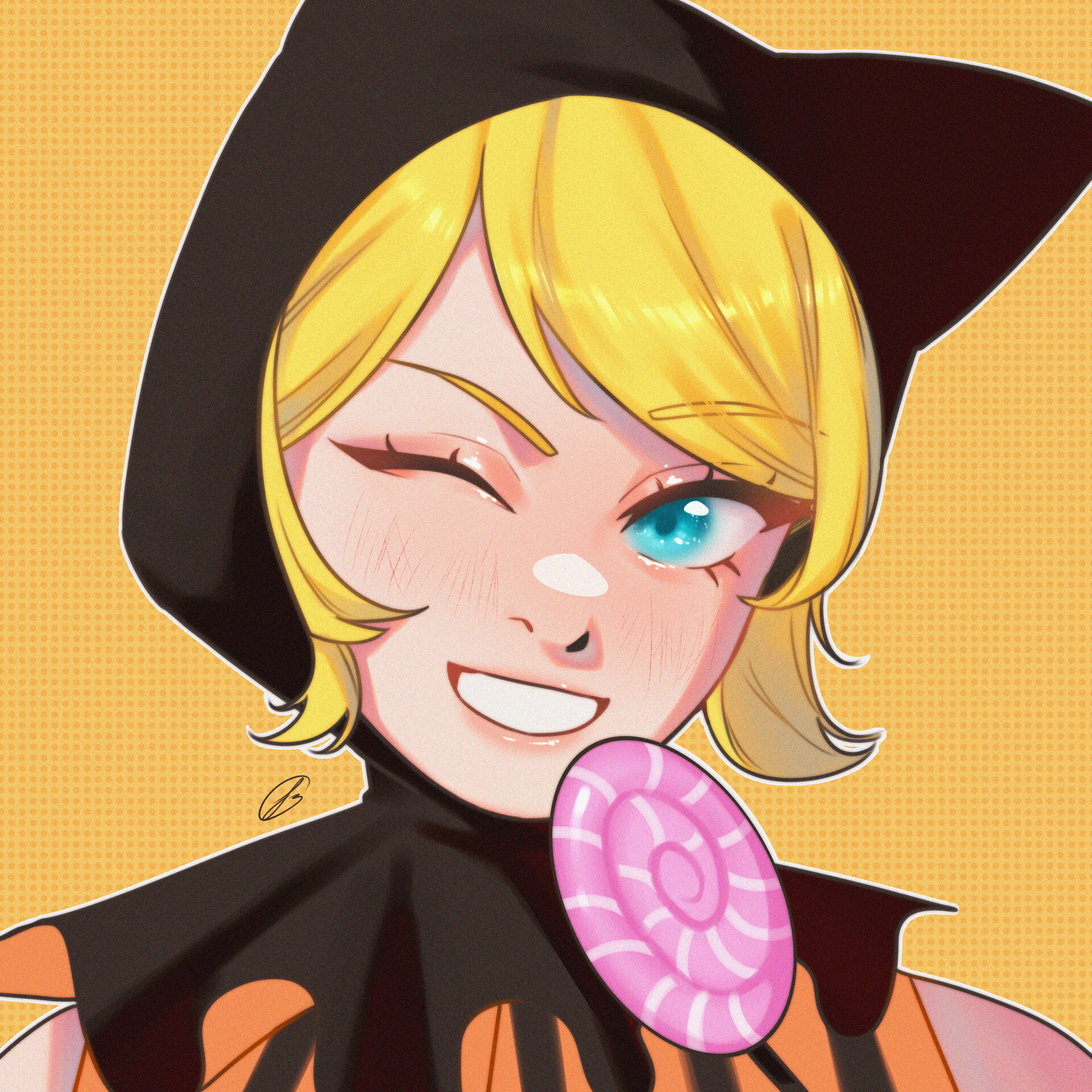 ArtStation - Dream Meltic Halloween Rin