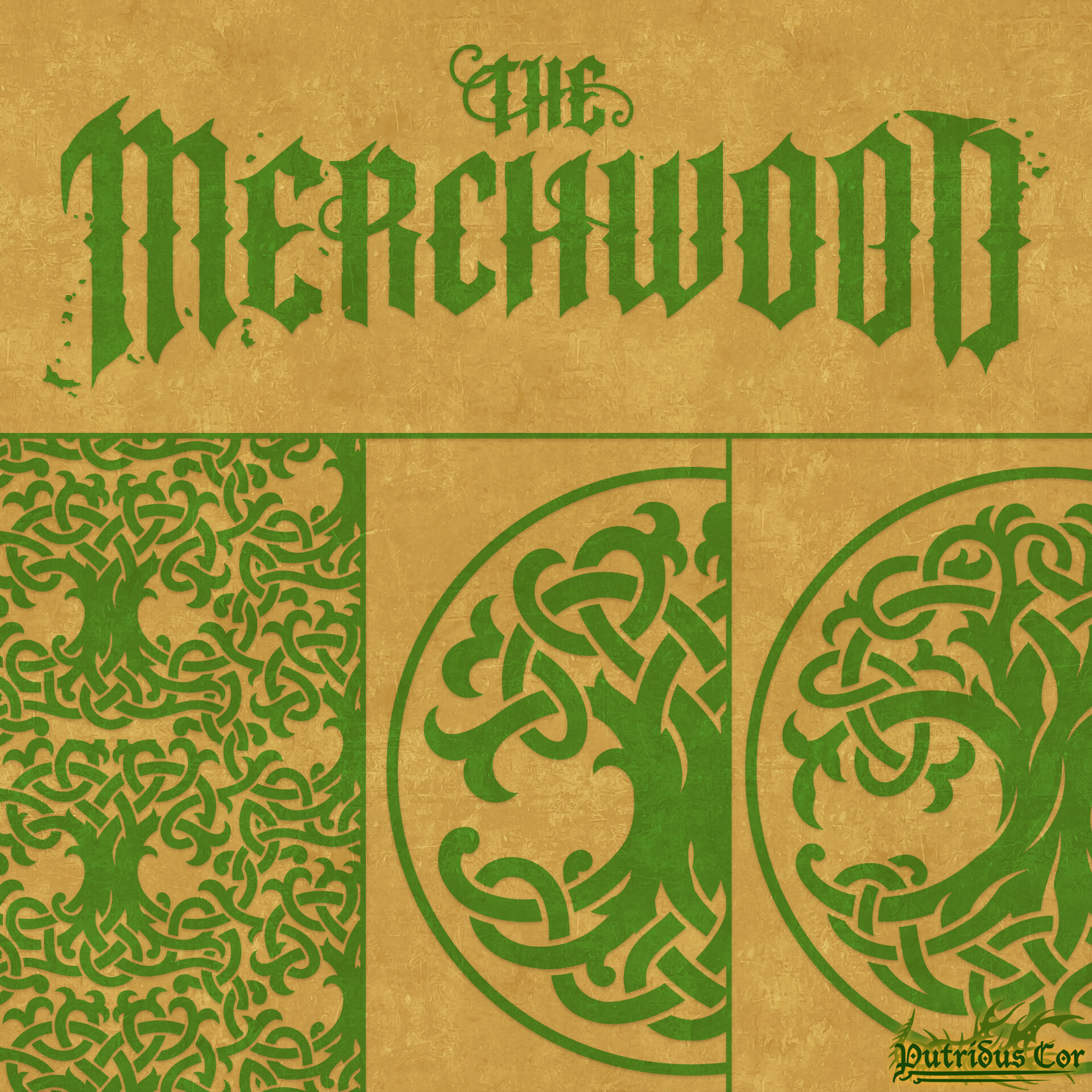 ArtStation - Merchwood Logo & Seamless Pattern