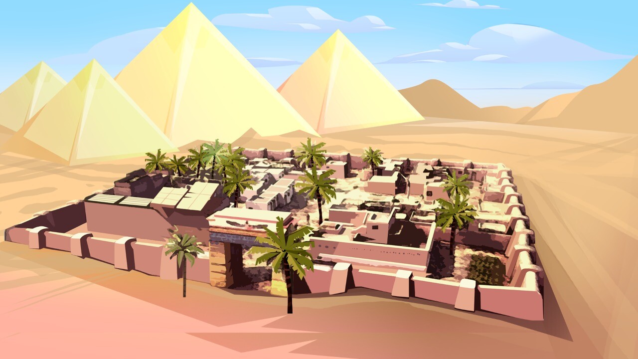 ArtStation - Egypt Pyramid City