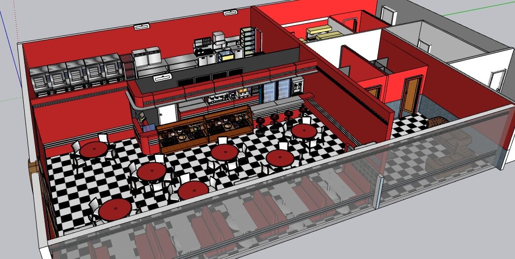 ArtStation - The Heavy Bakery SketchUp 3D Model