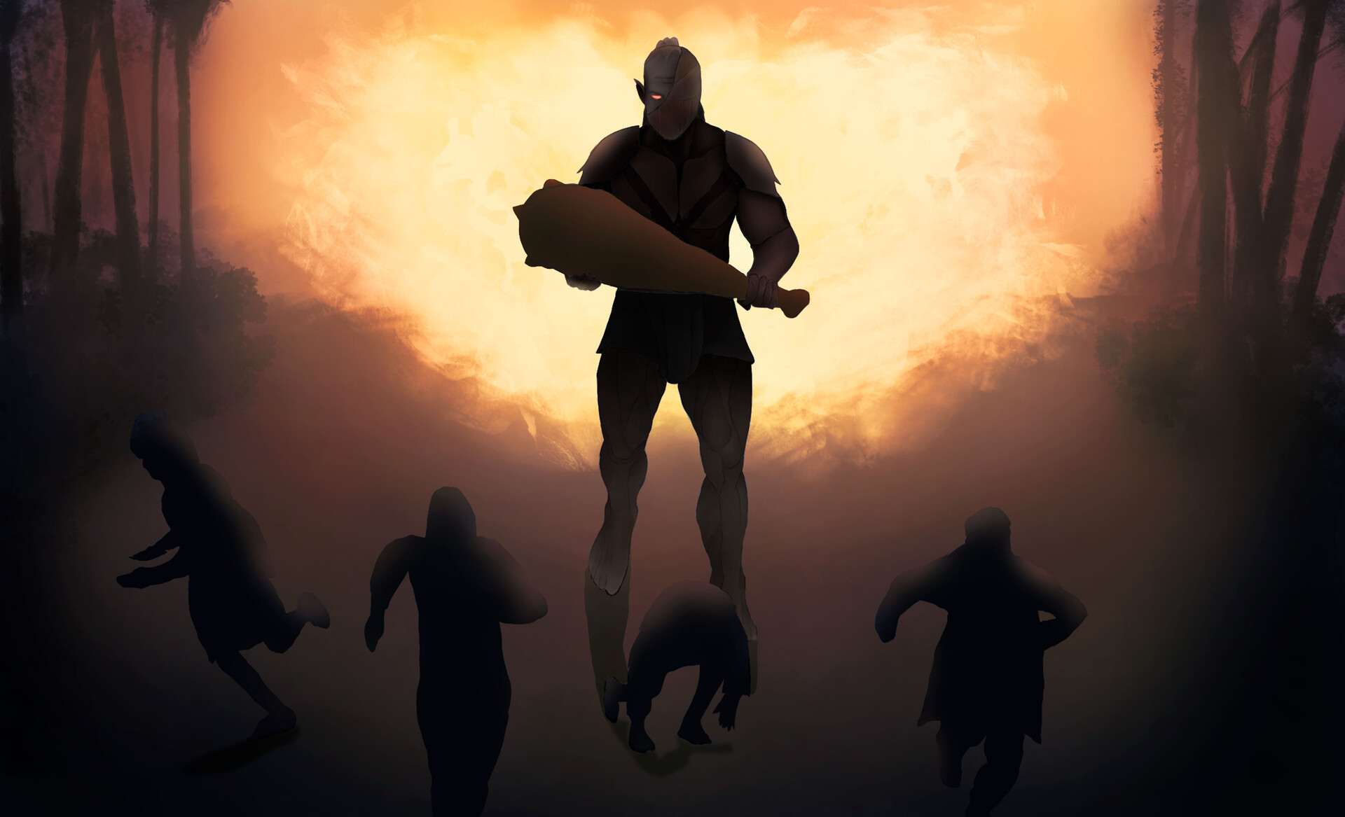 ArtStation - The Ogre in the Iron Mask