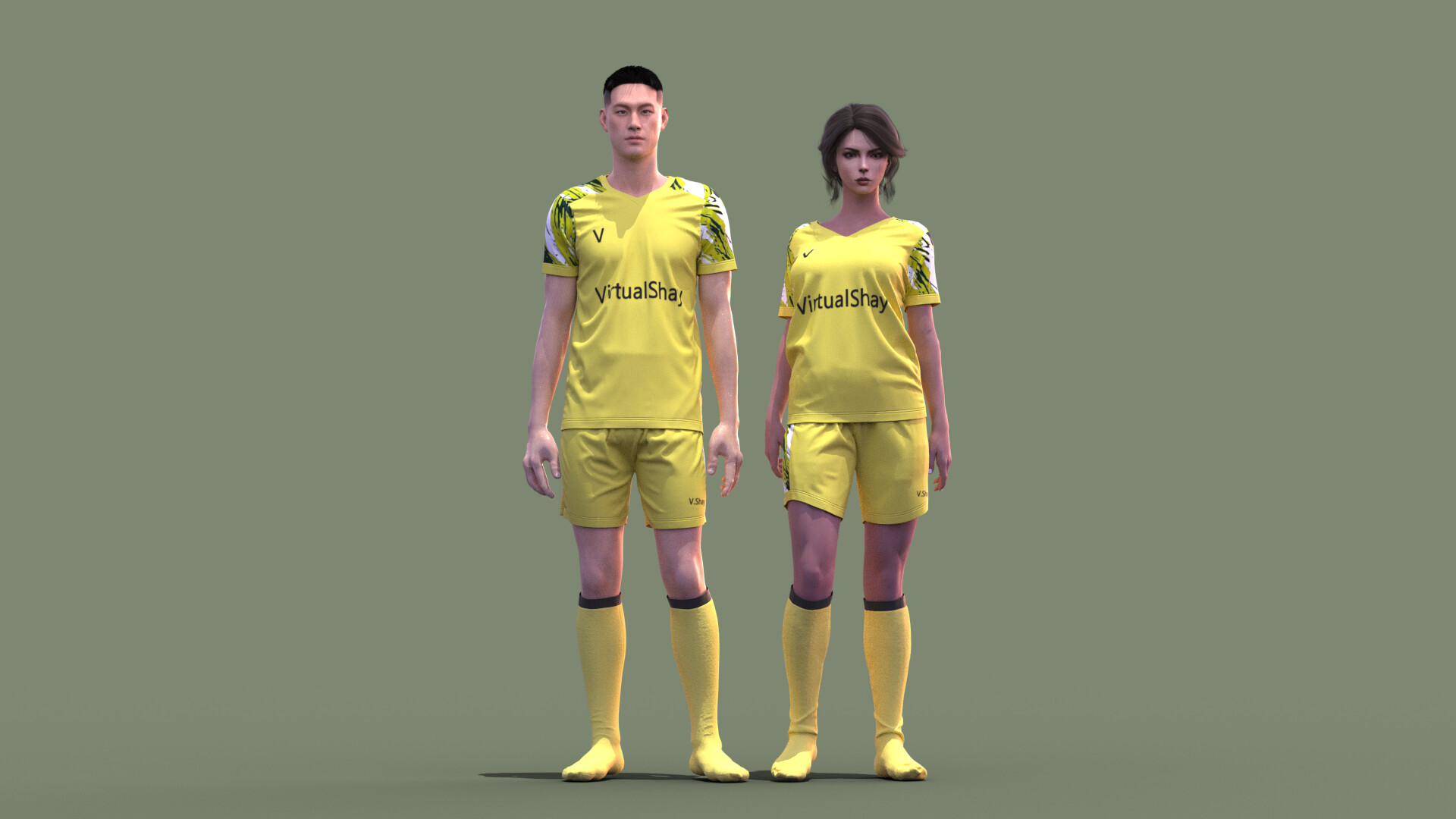 ArtStation - Soccer Uniform