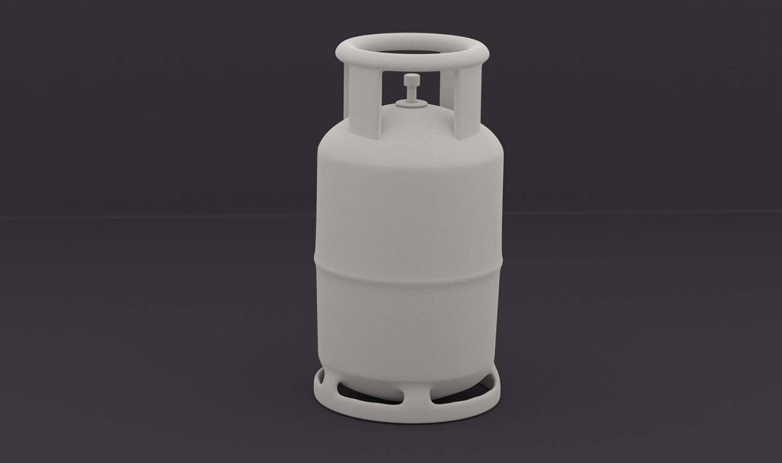 ArtStation - Gas Cylinder 3d model and texturing