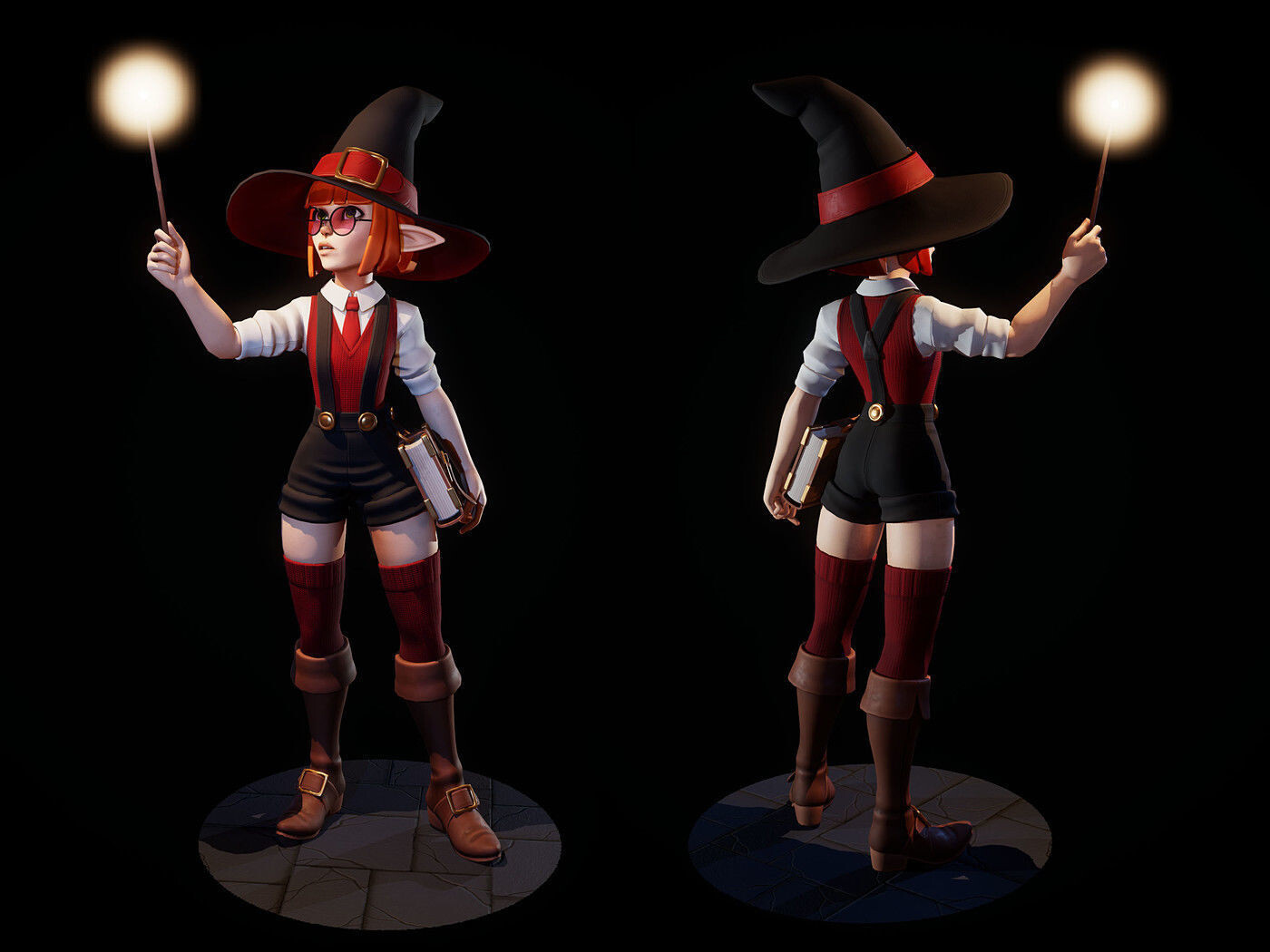 ArtStation - 3D WITCH CHARACTER MODEL