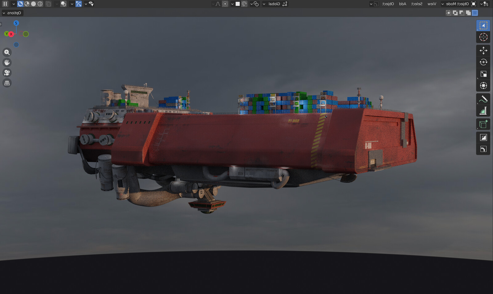 Chung Vu - Flying container ship