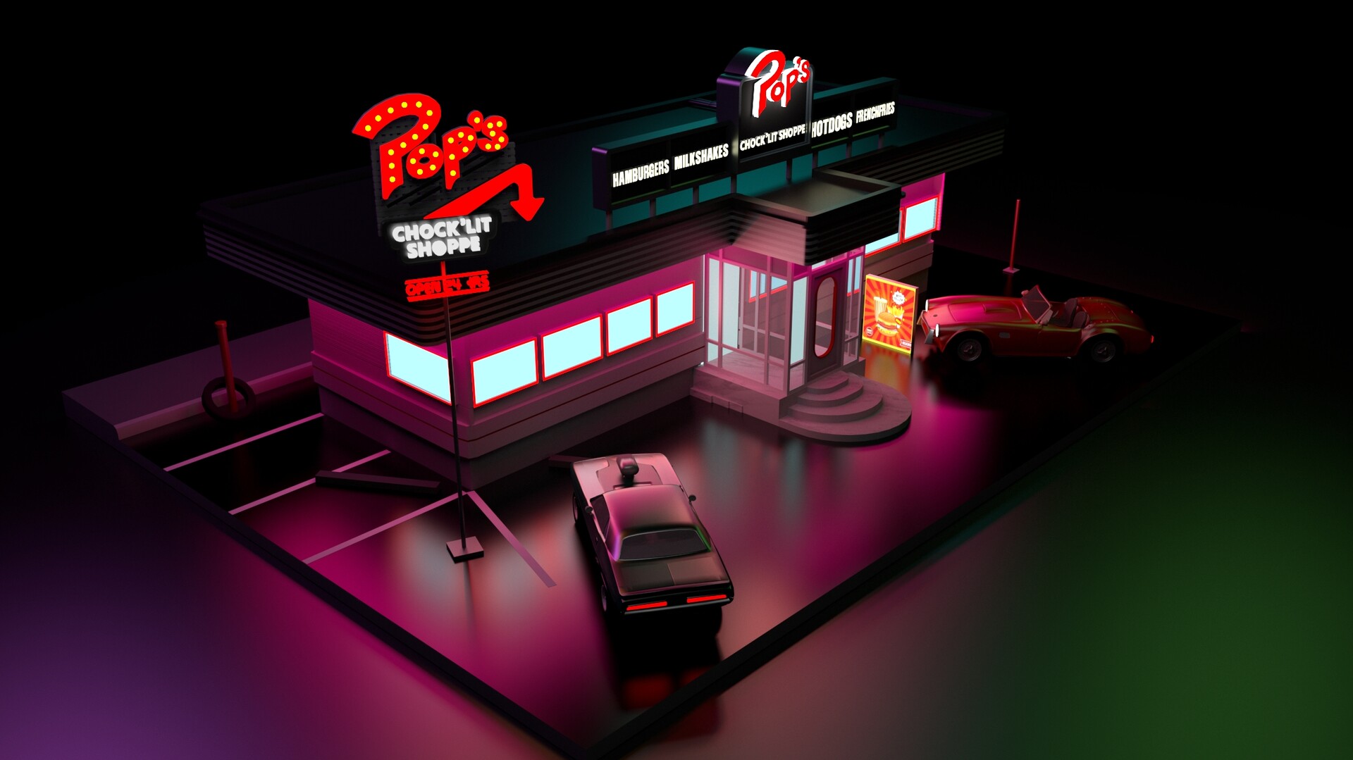 ArtStation - Pops Dine-in
