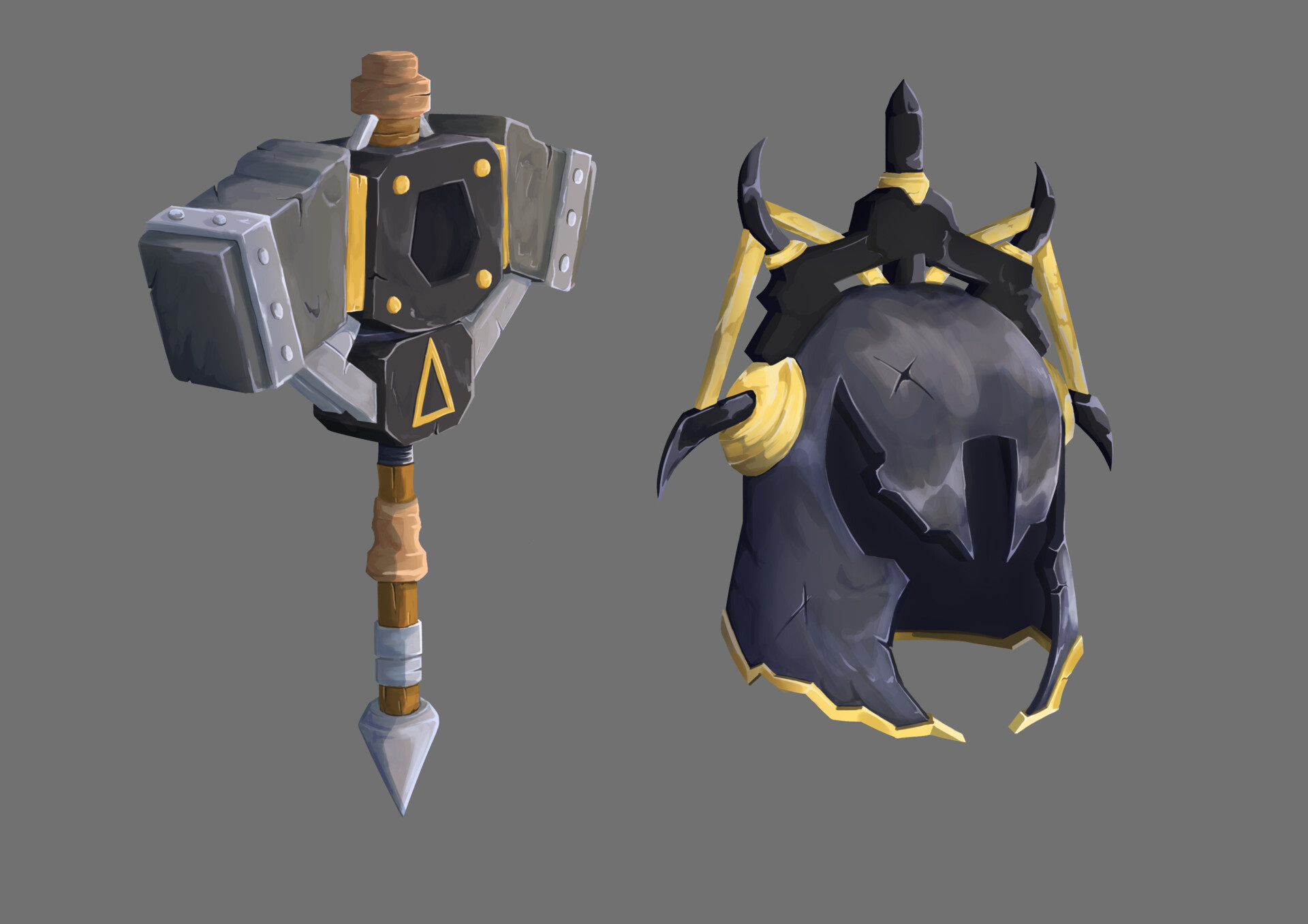 ArtStation - Wrath of the Gods Asset designs