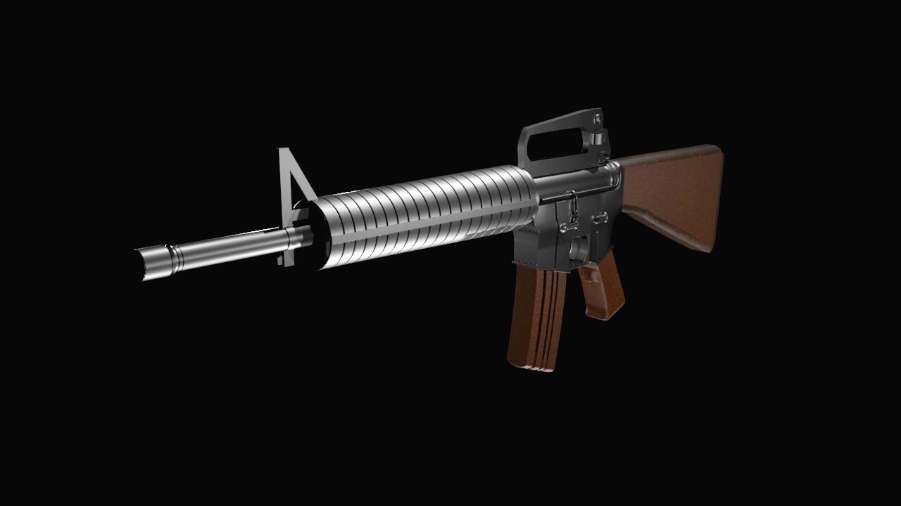 ArtStation - 3D Gun Model Study