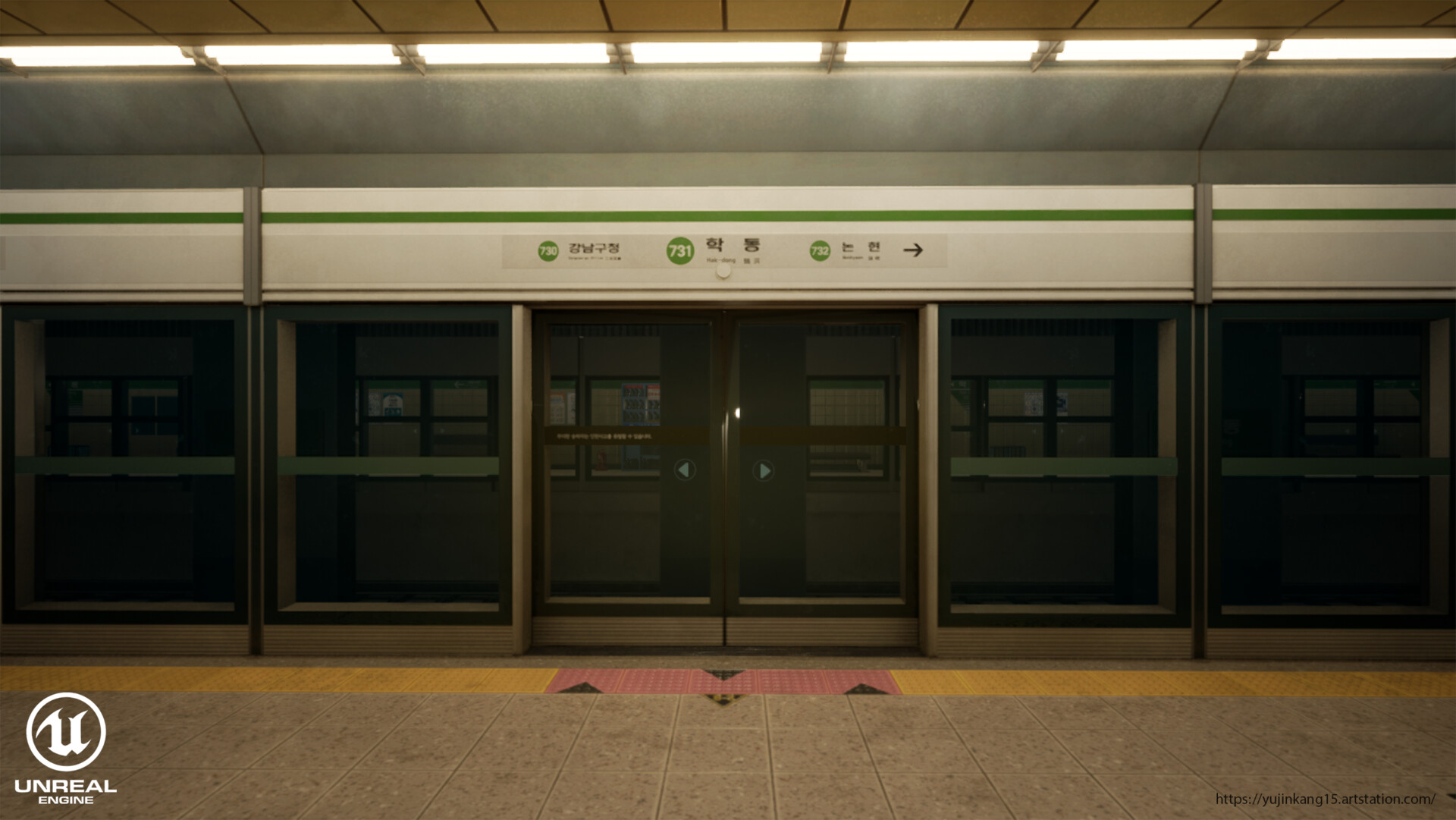 Yujin Kang - Subway_Hakdong Station