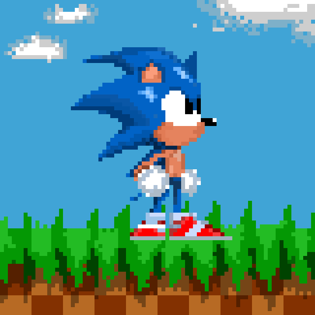 ArtStation - Pixel Sonic