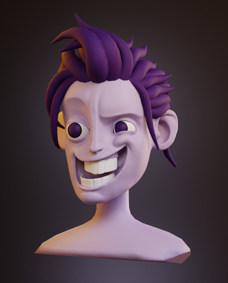 ArtStation - Stylized Face Sculpt