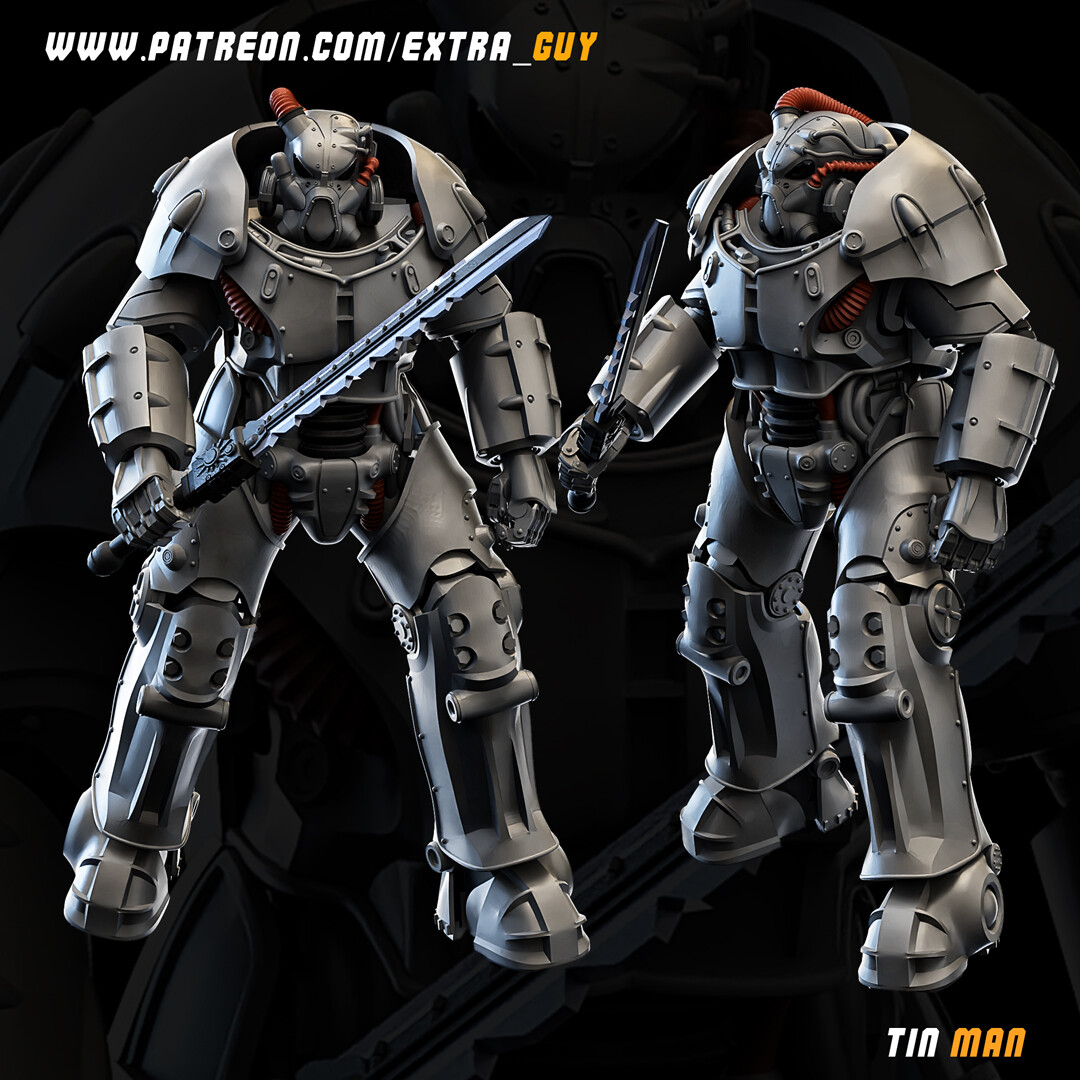 Artstation Power Armor X01 3d Printable