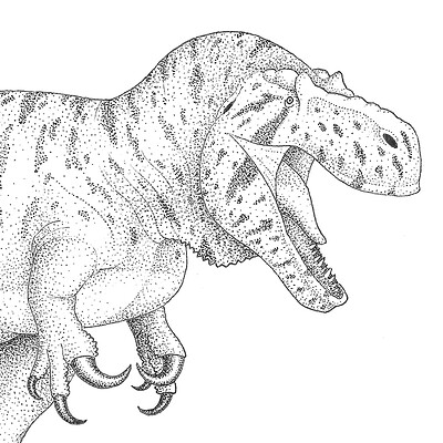 megalosaurus coloring page