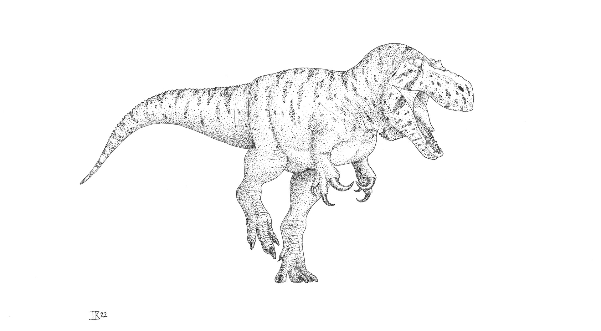 megalosaurus coloring page