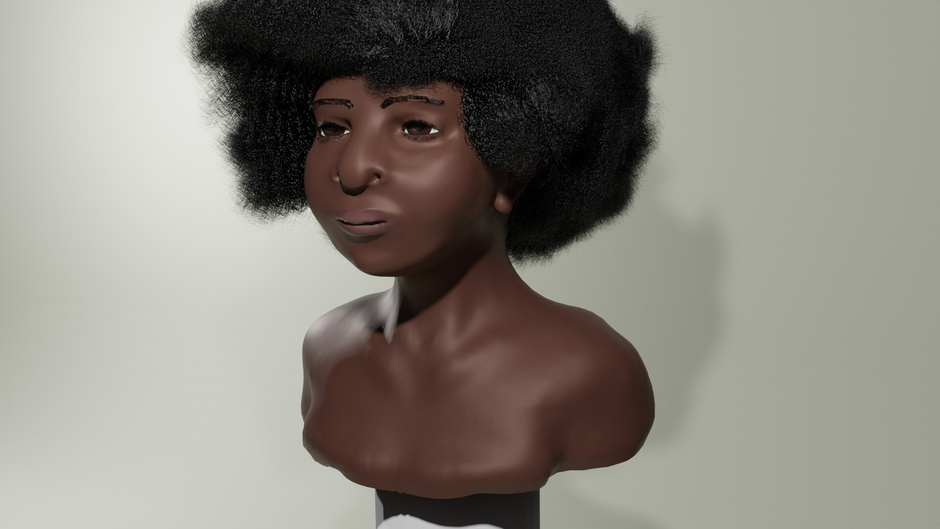 ArtStation - Female African Character Bust