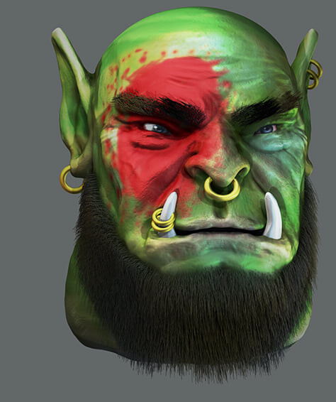 ArtStation - Study orc 3d