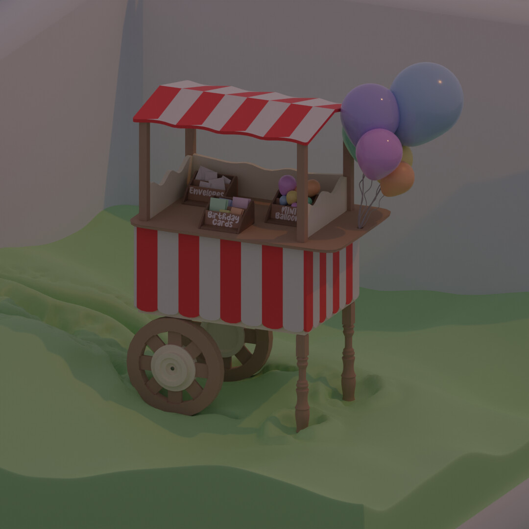 ArtStation - Birthday Cart