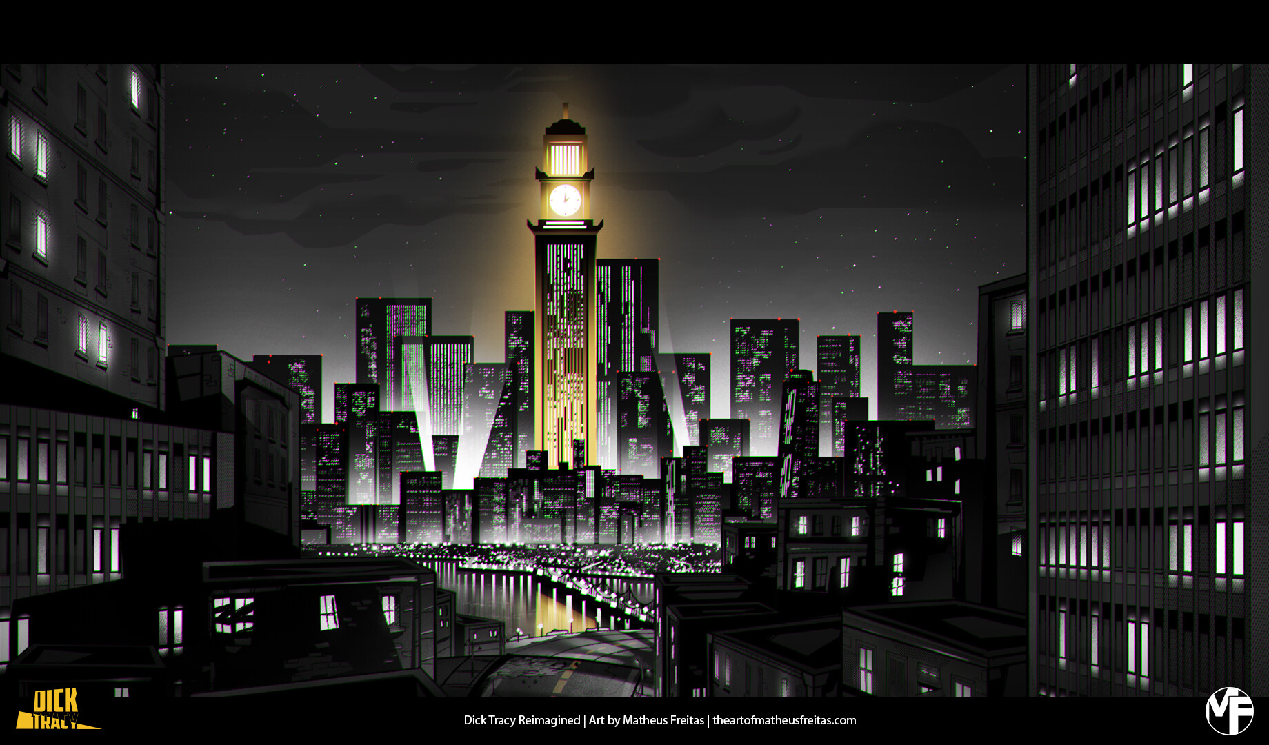 ArtStation - Dick Tracy Re-Imagined - Background 1