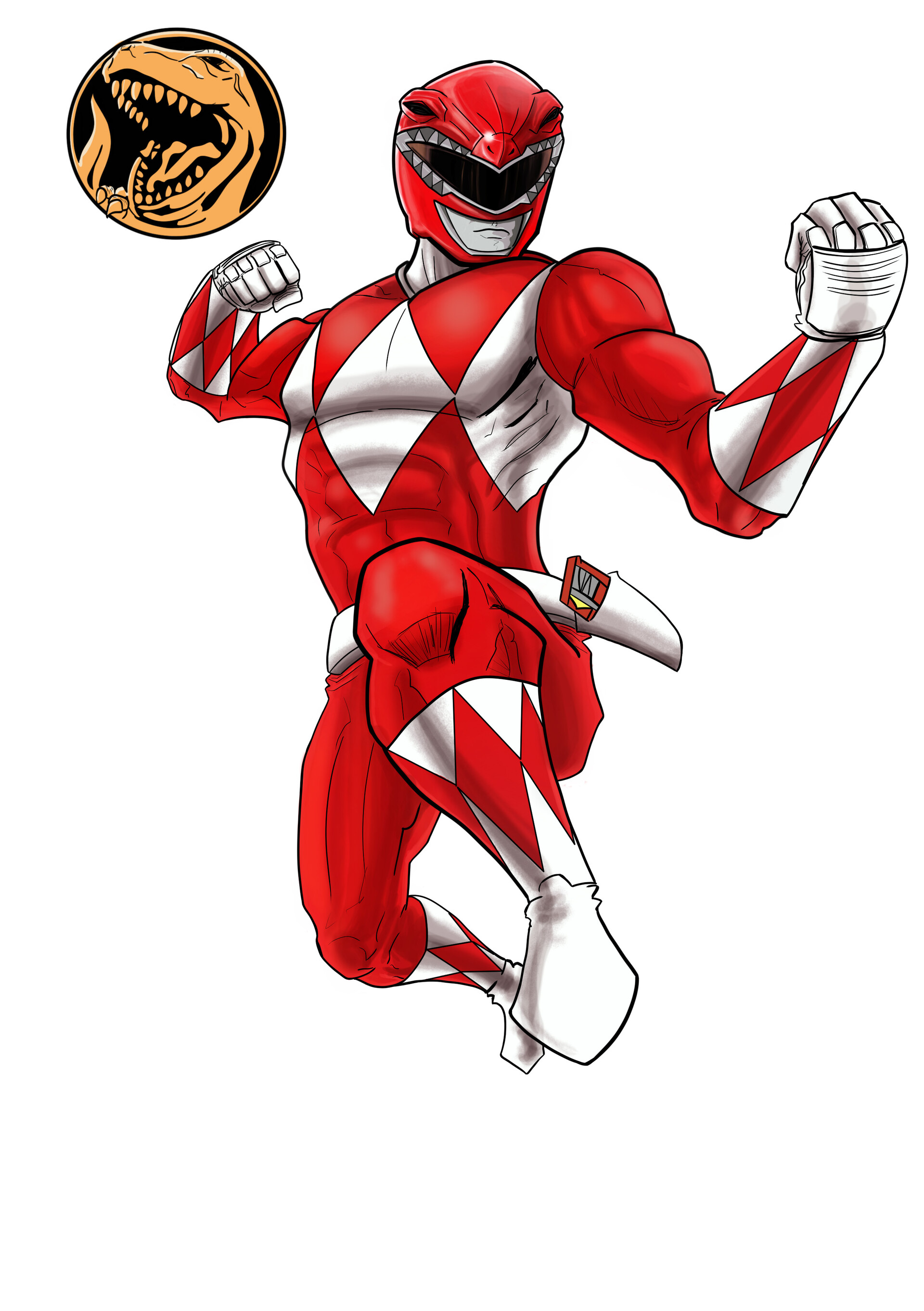 ArtStation - power rangers